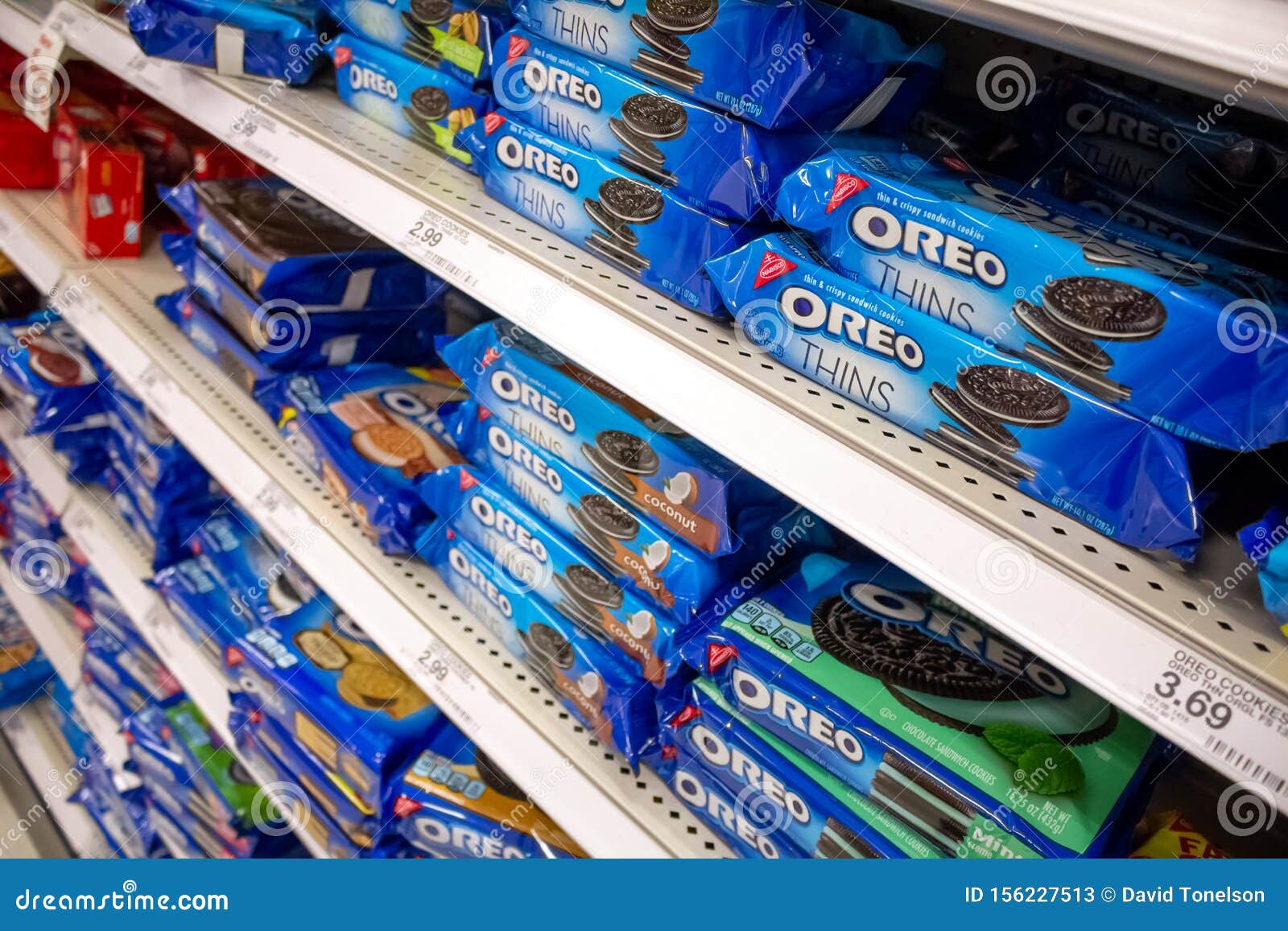 Galletitas De Oreo En El Supermercado Foto de archivo editorial ...