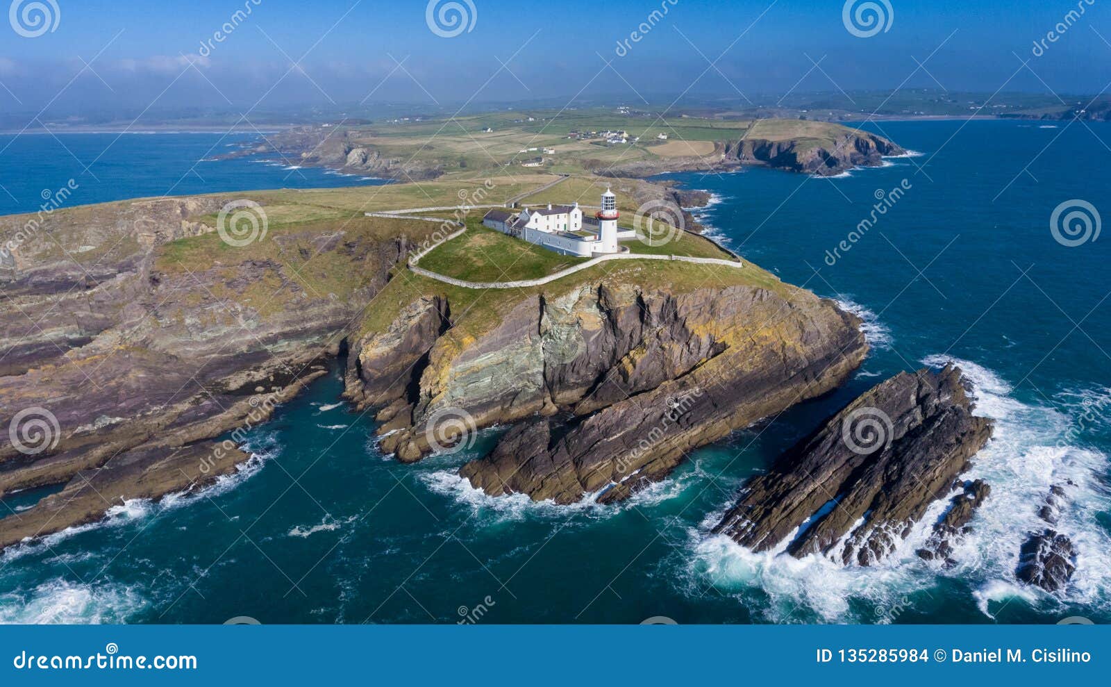 Galley Head Lighthouse. County Cork Stock Photo - Image of kinsale ...