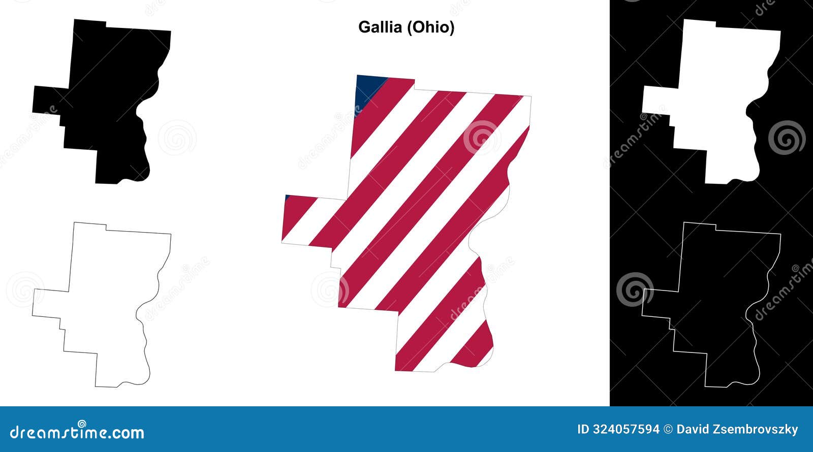 Gallia outline map stock illustration. Illustration of outline - 324057594