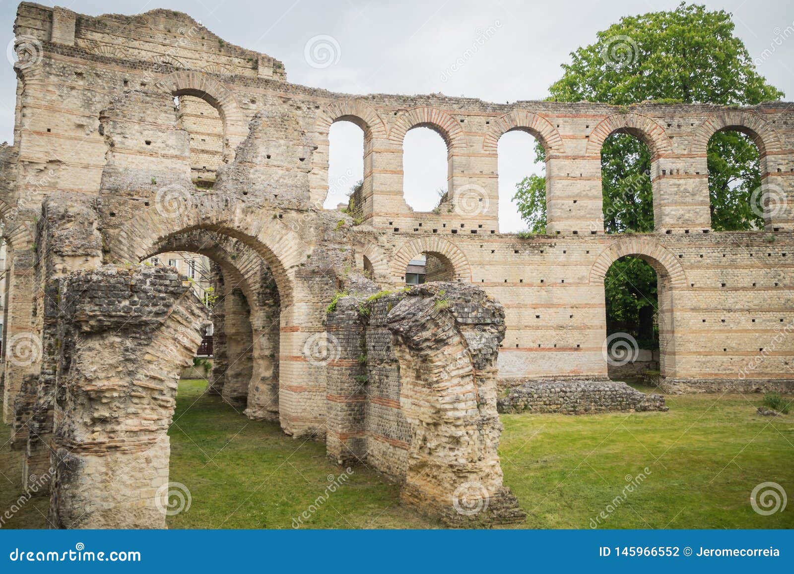 The Gallien Palace in Bordeaux Stock Photo - Image of national, europe ...