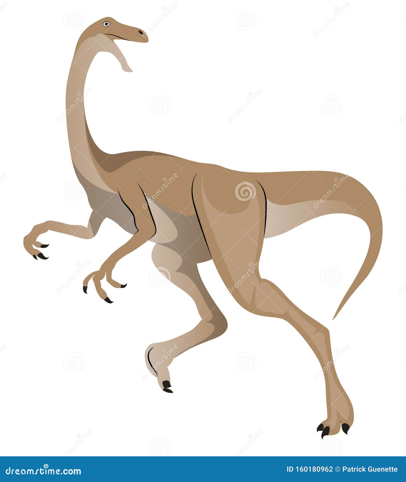 Gallimimus, Illustration, Vector Stock Vector - Illustration of ...