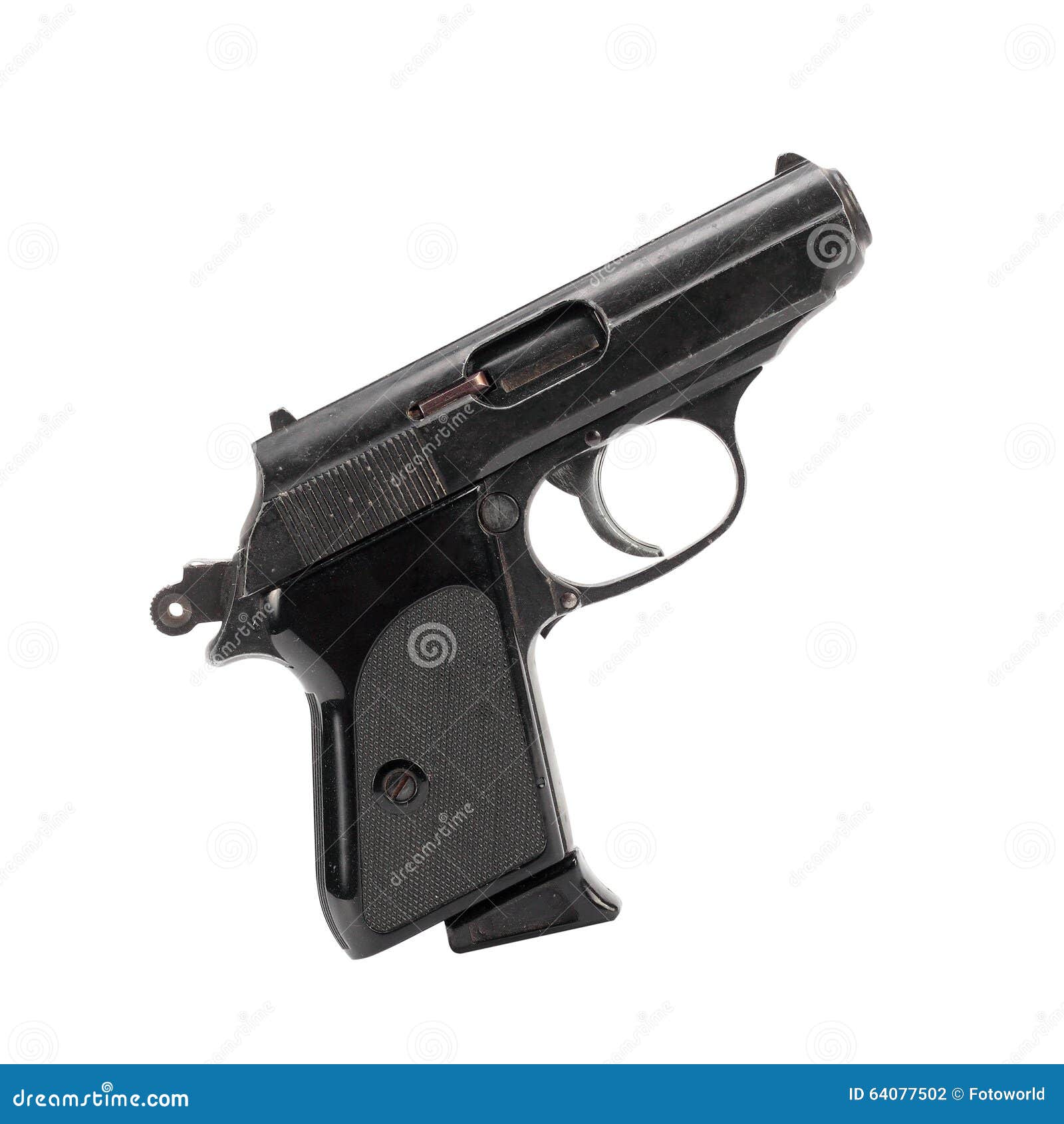 Gallo del arma Aislado foto de archivo. Imagen de defensa - 64077502