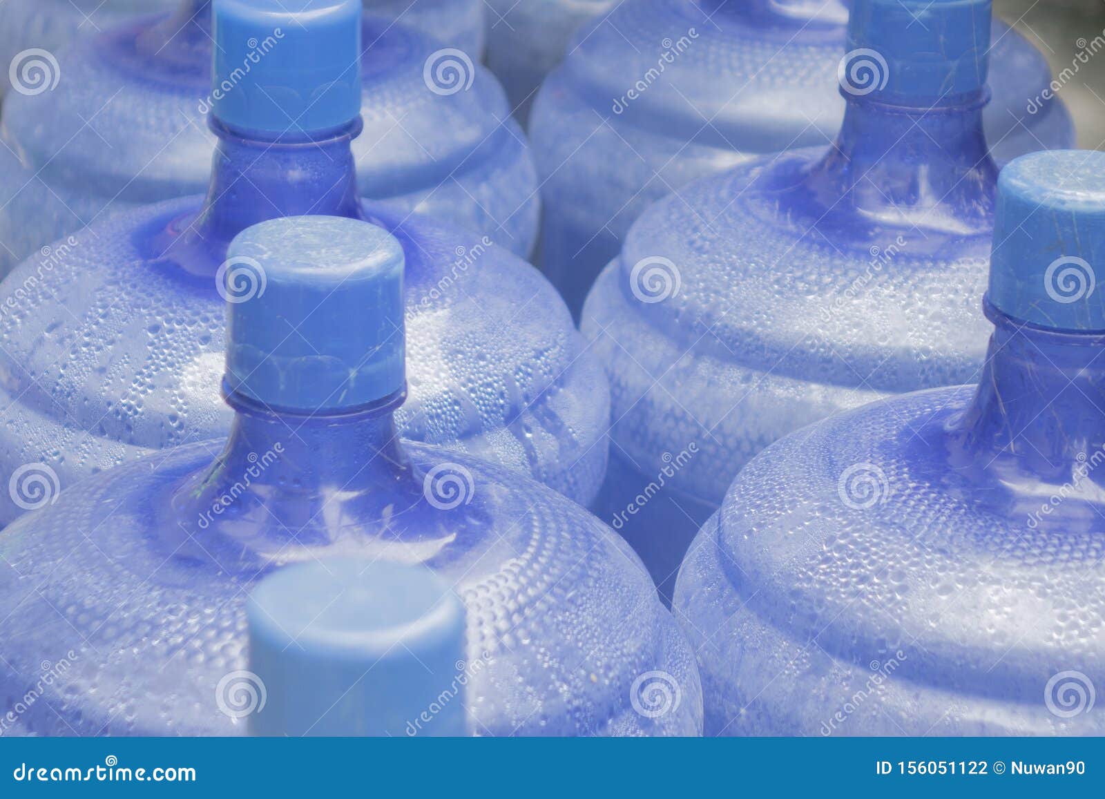 Gallon Big Plastic Water Bottles Stock Photo - Image of clean, bottles ...