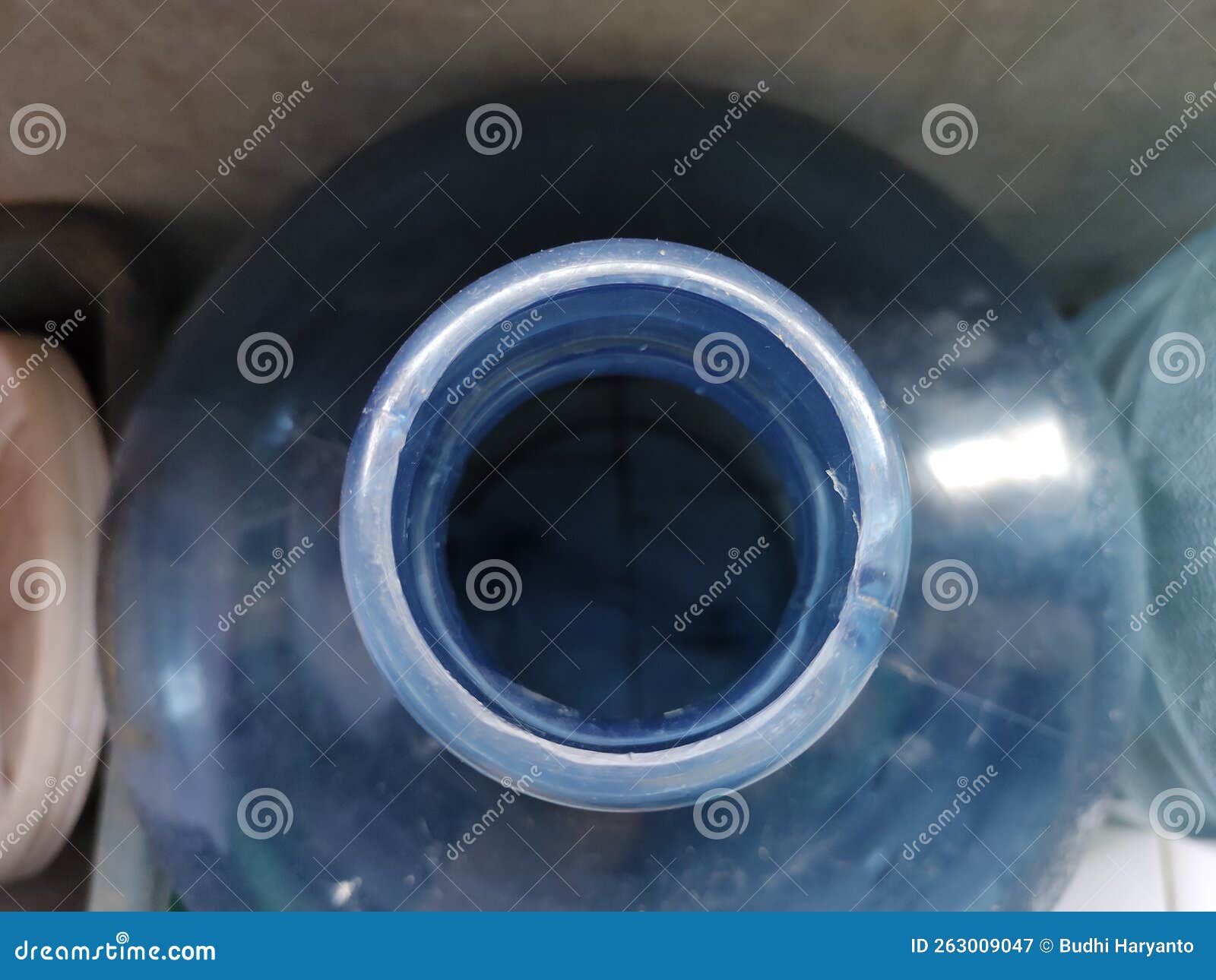 The Gallon Circle of Drinking Water that is Visible at All Stock Image ...