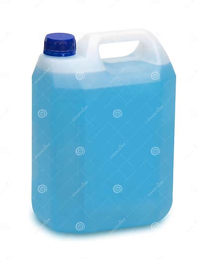 Gallon of blue detergent stock image. Image of gallon - 29758079