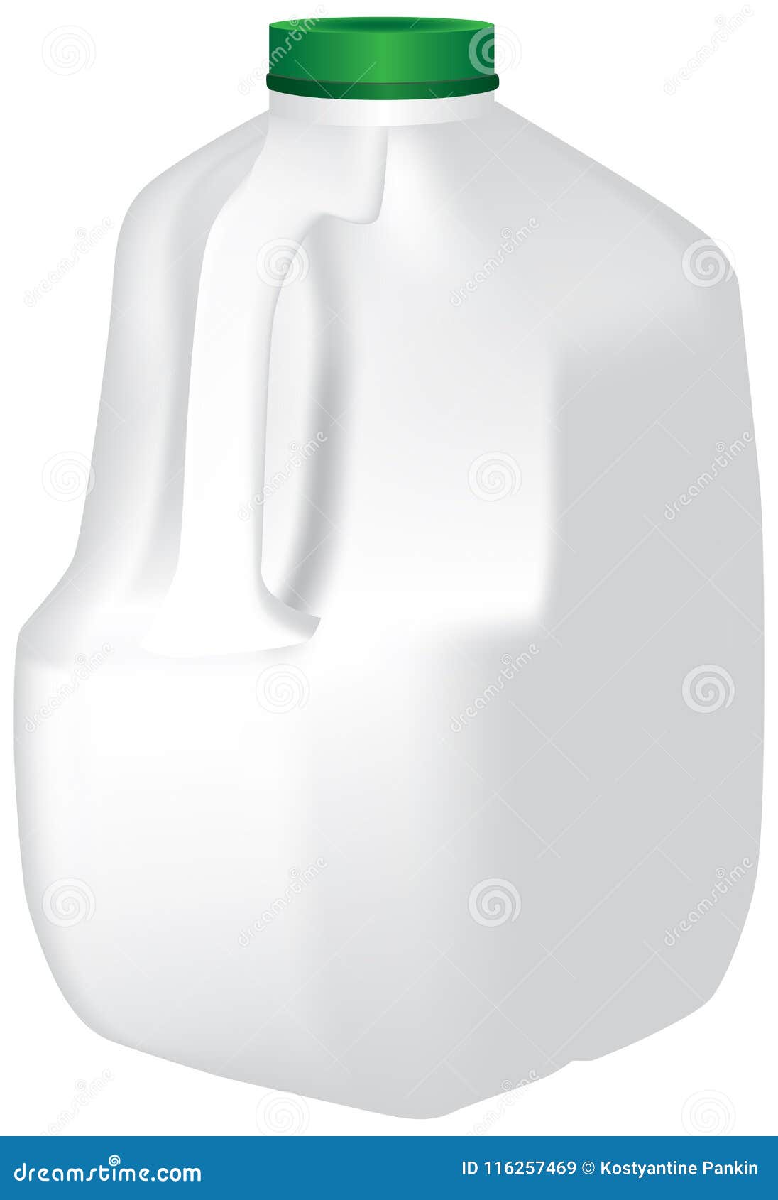 Gallon jug of milk stock vector. Illustration of food - 116257469