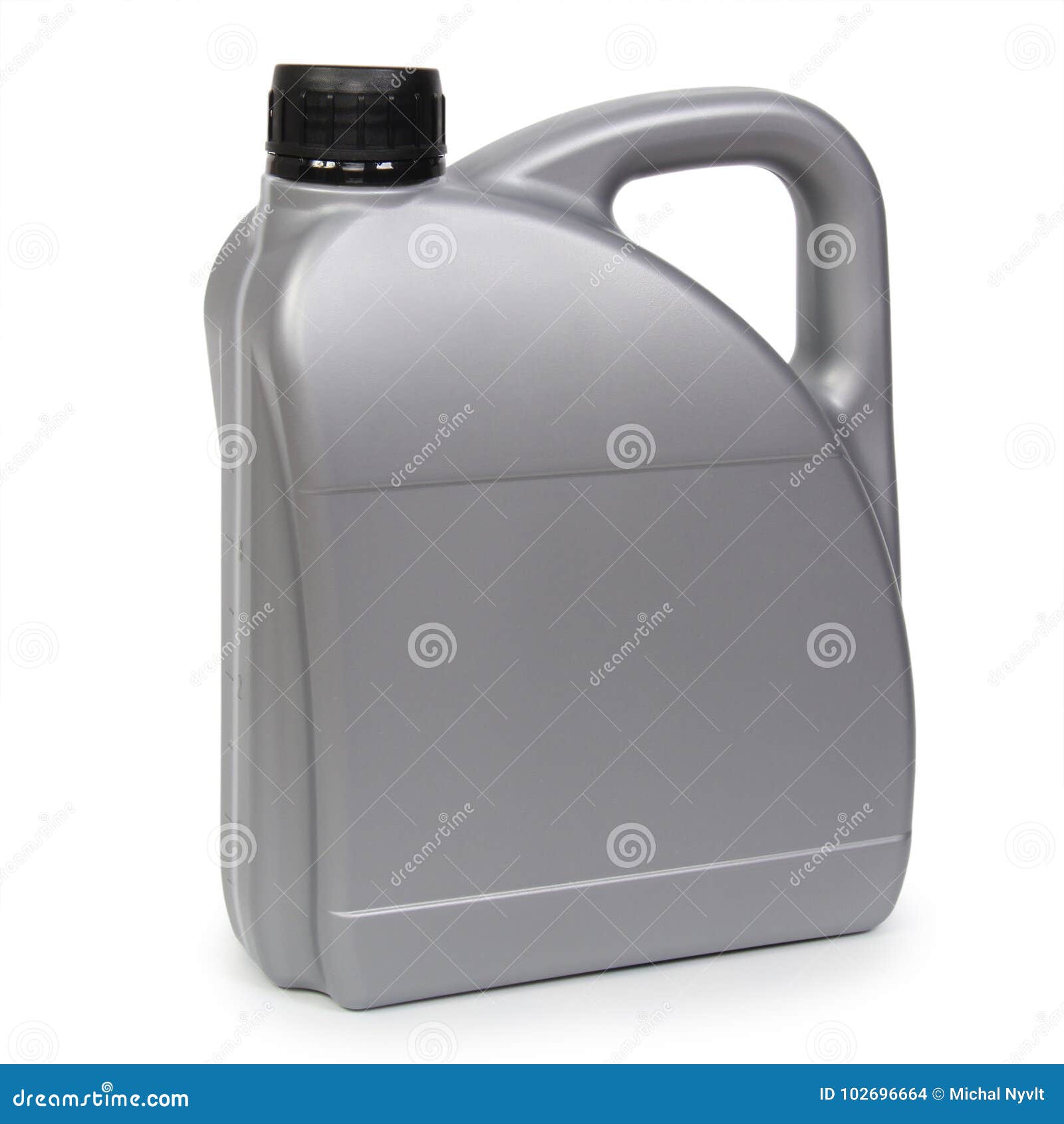 Gallone Di Plastica D'argento Fotografia Stock - Immagine di ...