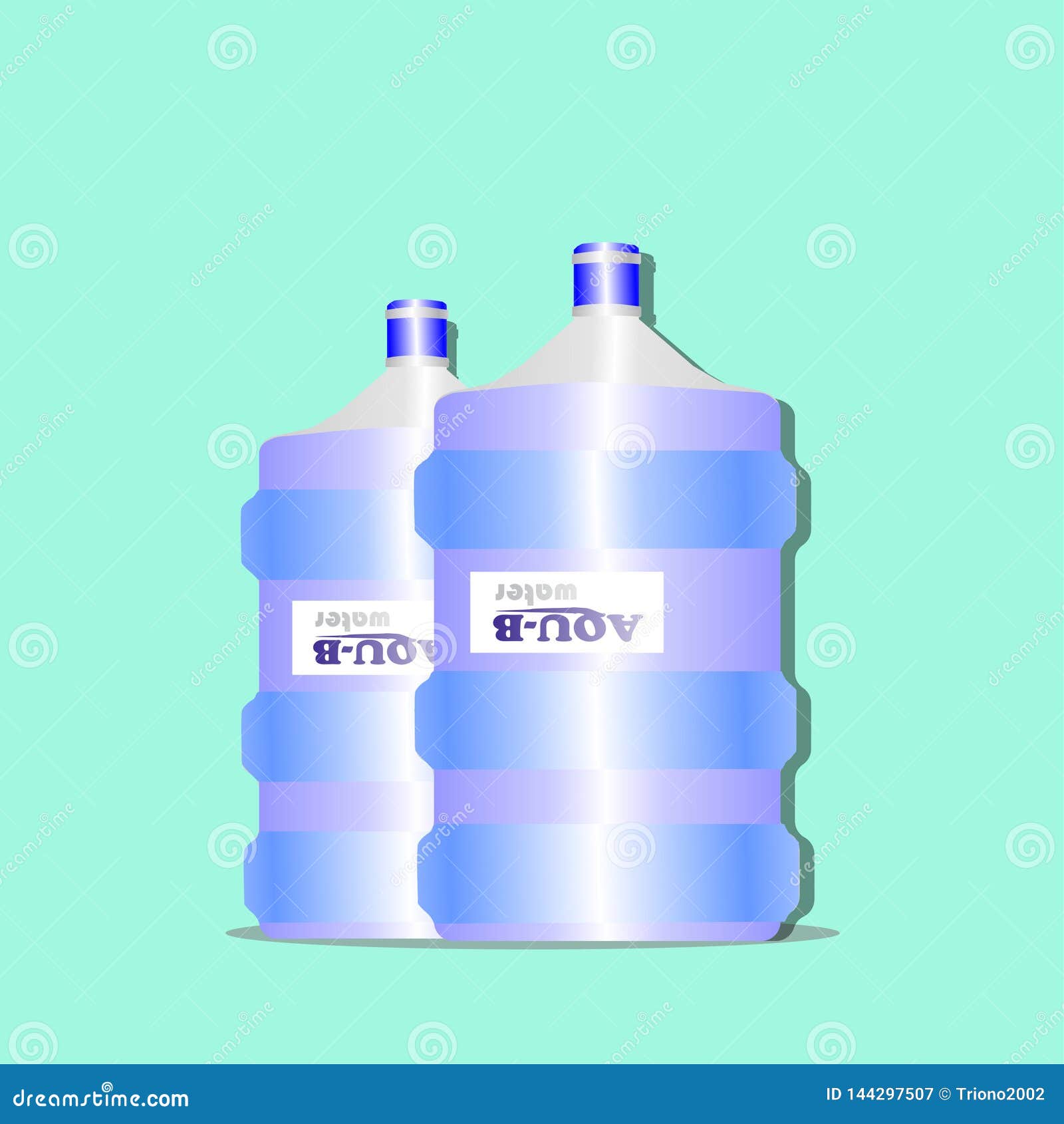 Gallons Vector stock vector. Illustration of bottles - 144297507