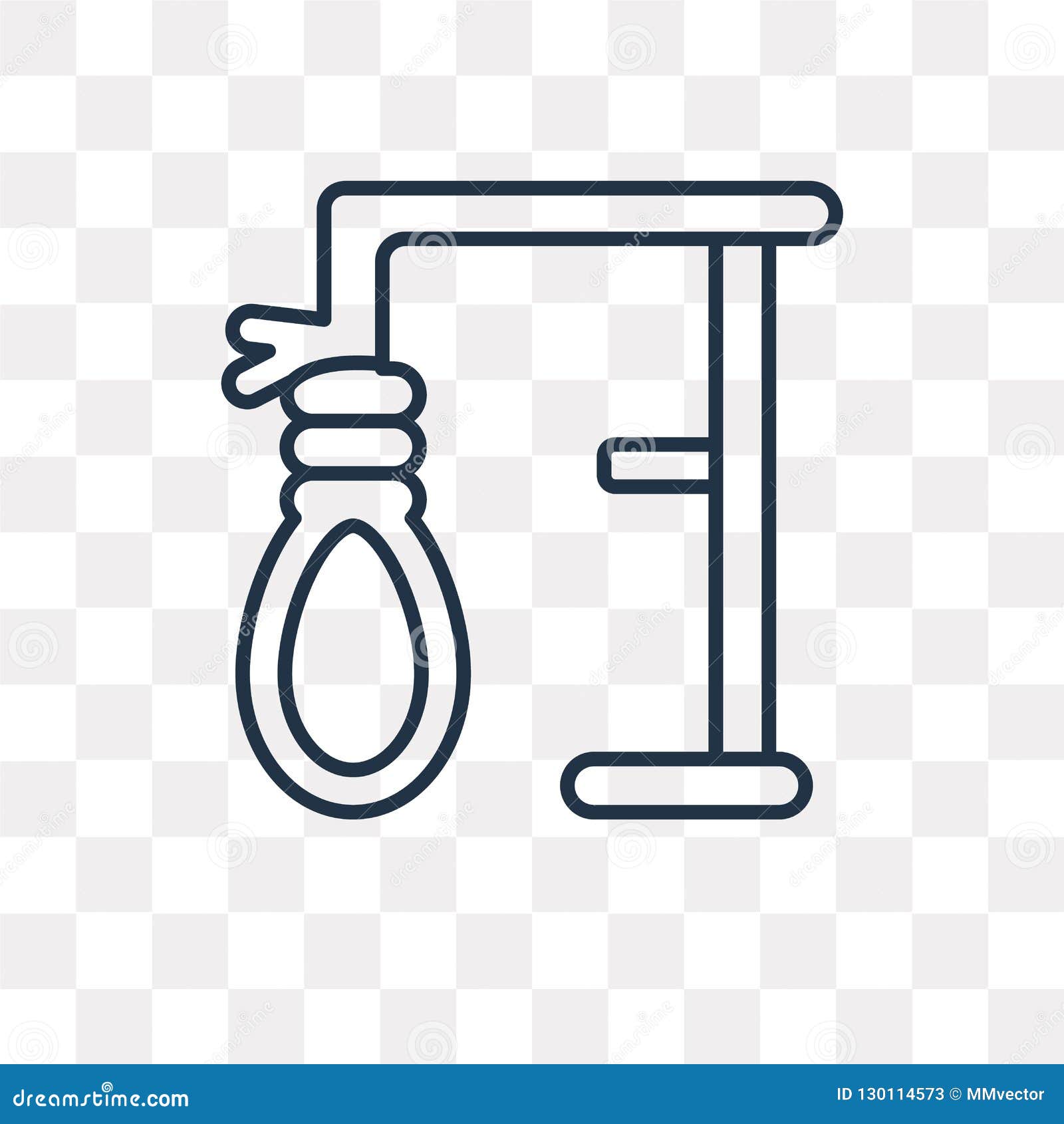 Gallow Vector Icon Isolated On Transparent Background, Gallow T ...