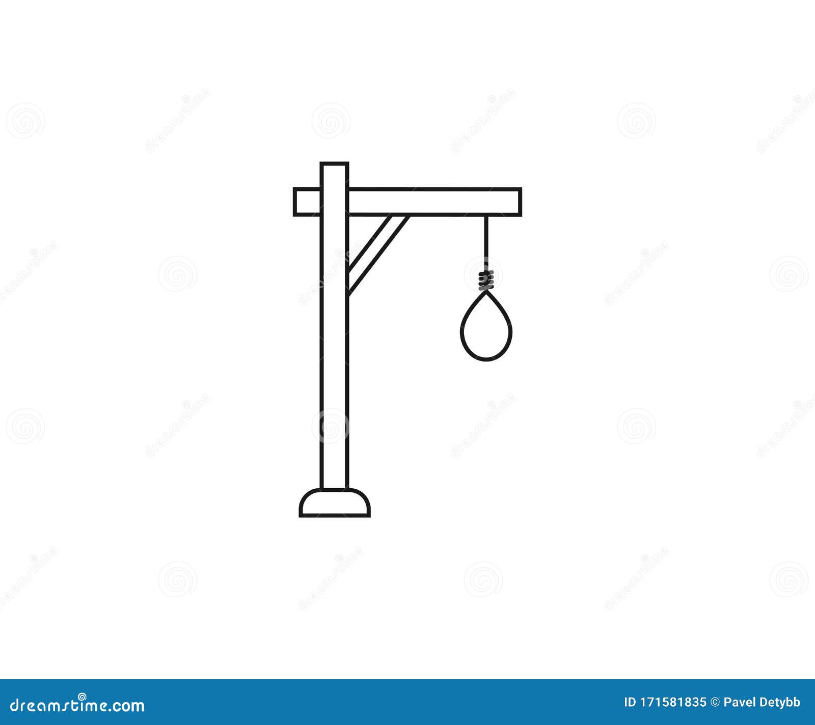 Gallow Vector Icon Isolated On Transparent Background, Linear Ga ...