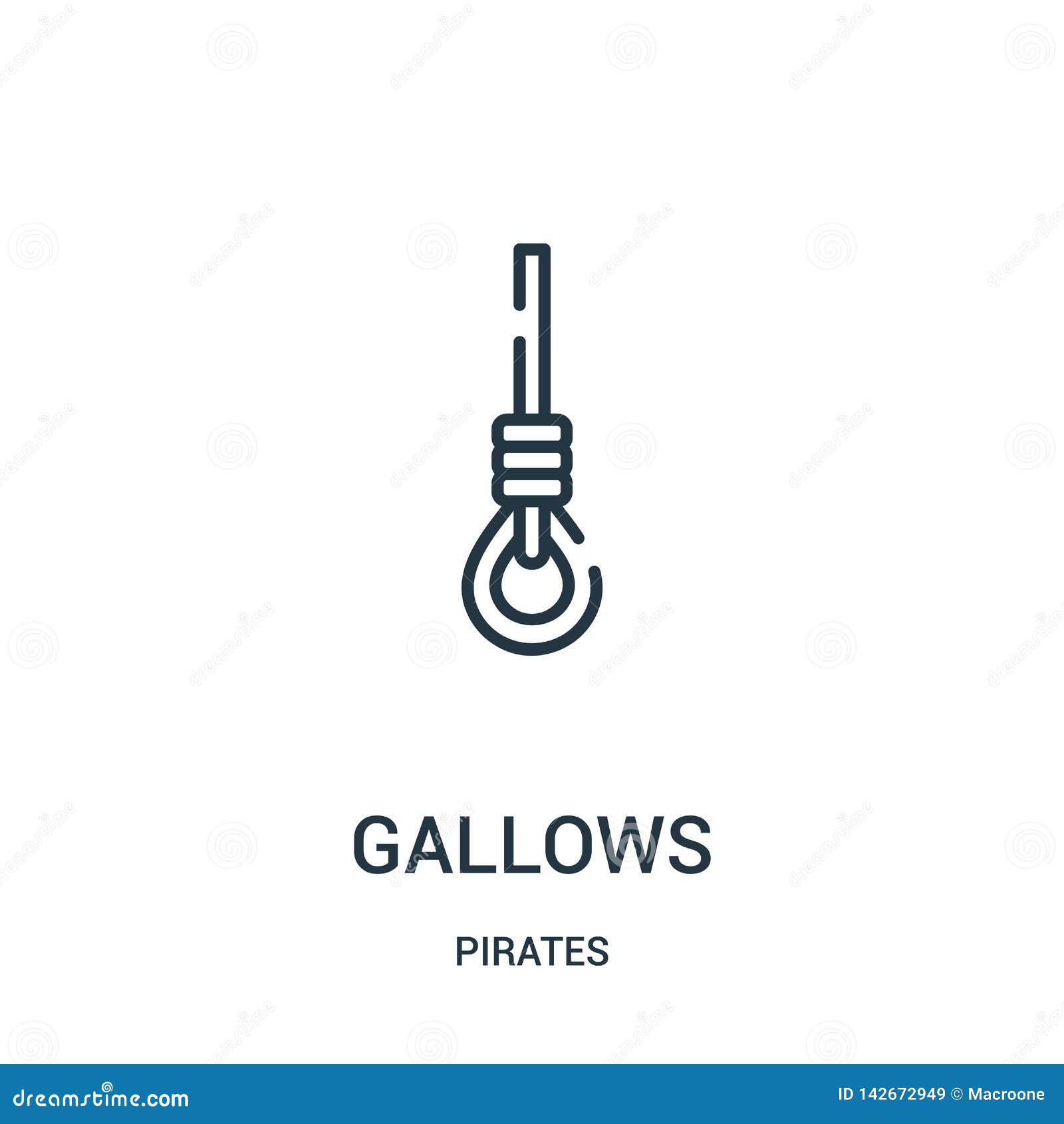 Gallow Vector Icon Isolated On Transparent Background, Gallow T ...