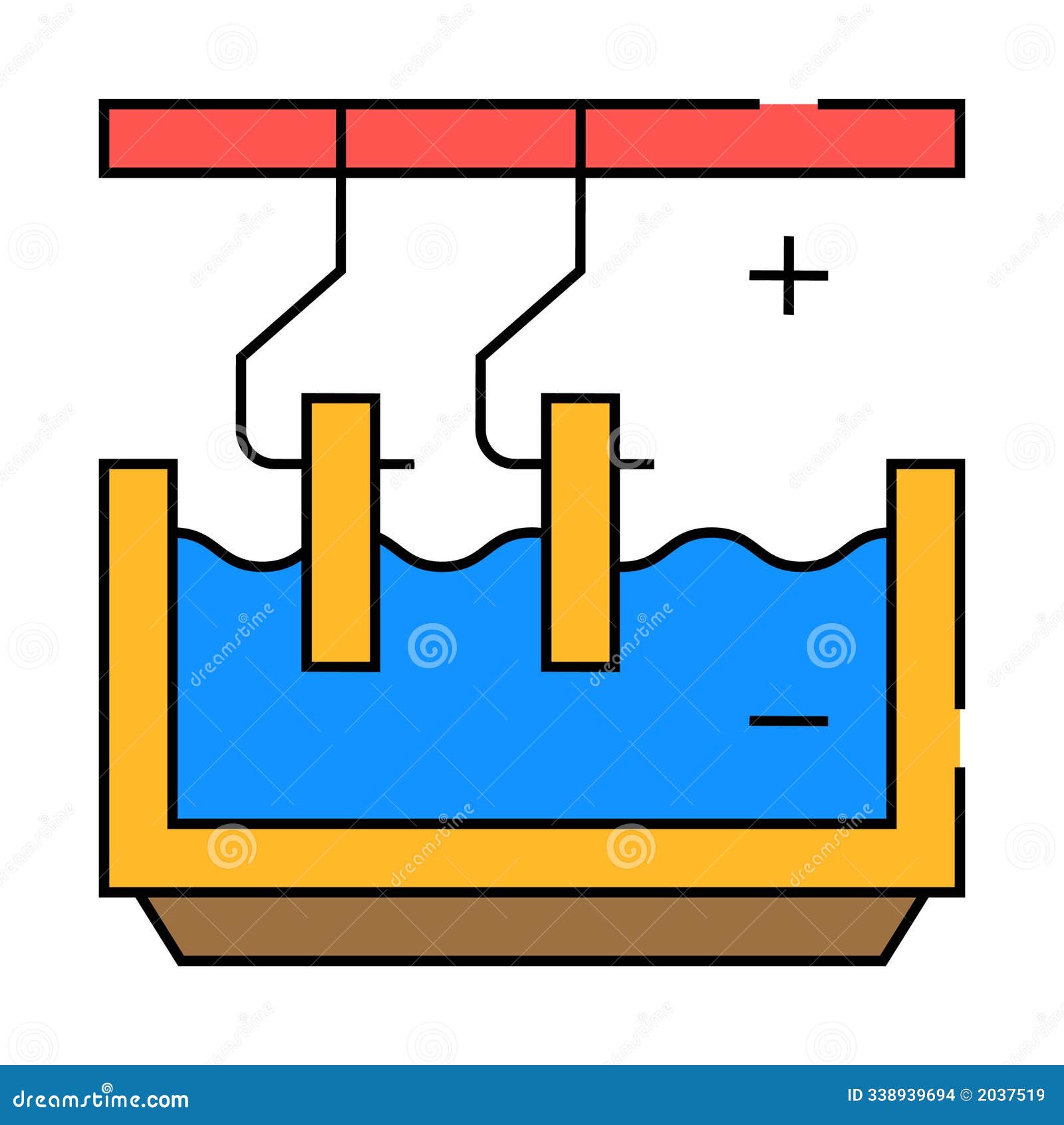 Galvanic Bath Icon Color Illustration Stock Vector - Illustration of ... Galvanic Bath Icon Color Illustration Stock Vector - Illustration of ...