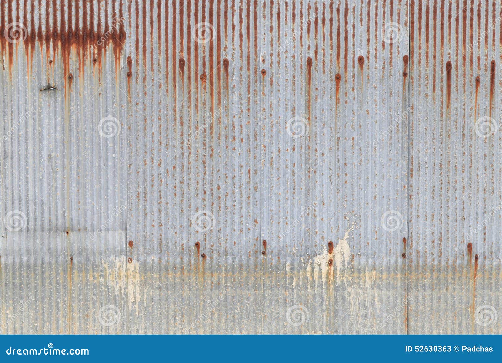 Galvanized Iron Steel Plates with Rust Stock Image - Image of dirty ...