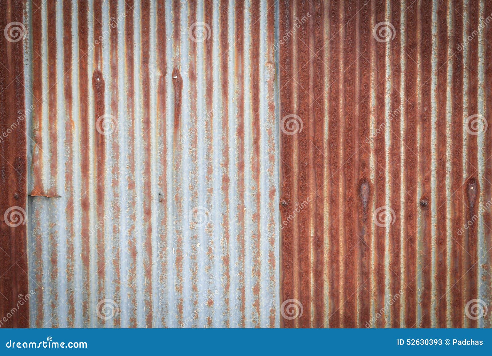 Galvanized Iron Steel Plates with Rust Stock Image - Image of effect ...