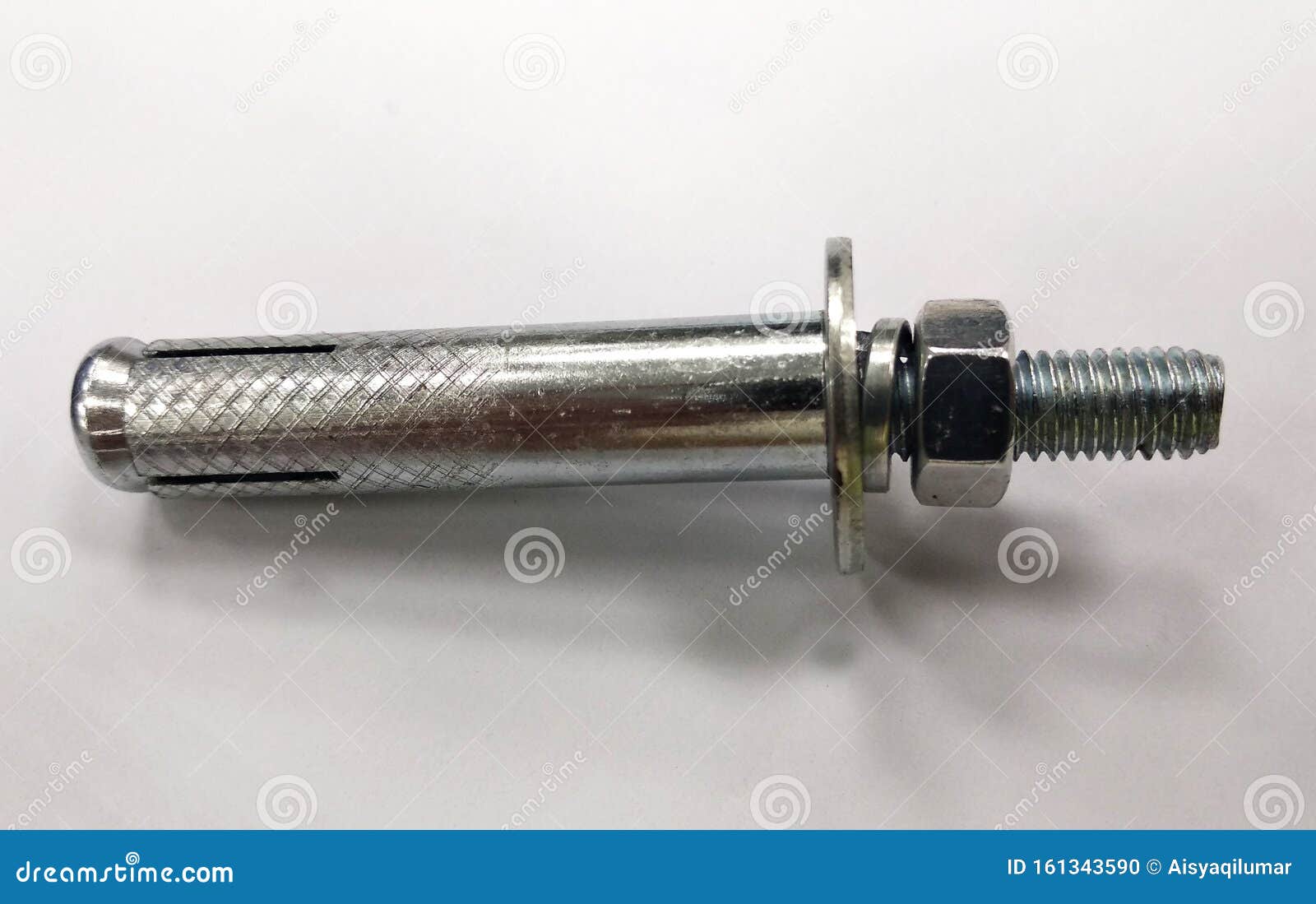 Galvanized Iron Wall Plug. Come with Nut and Washer Component Stock ...