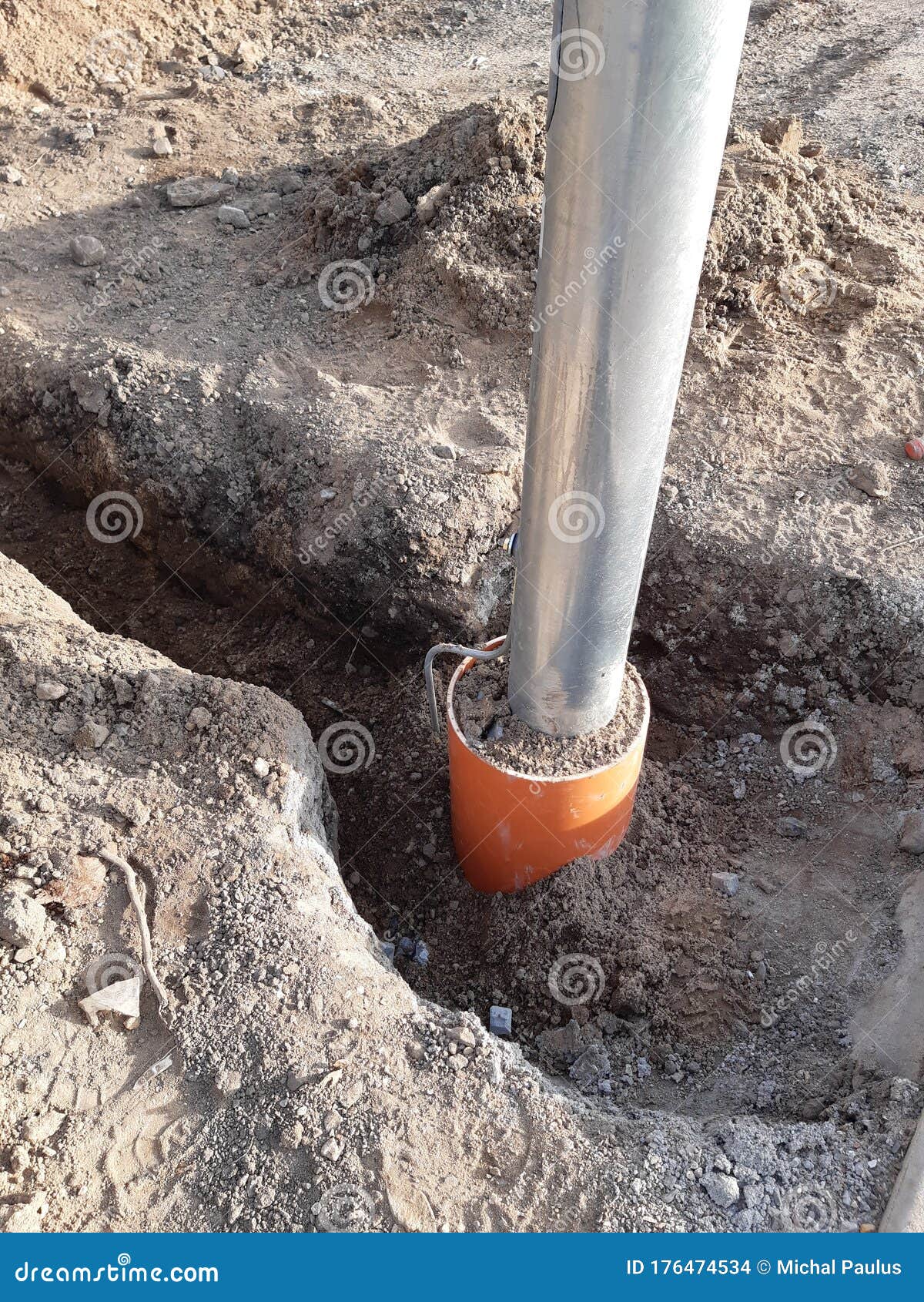 Grounding Cable On The Bridge Railing Royalty-Free Stock Photography ...
