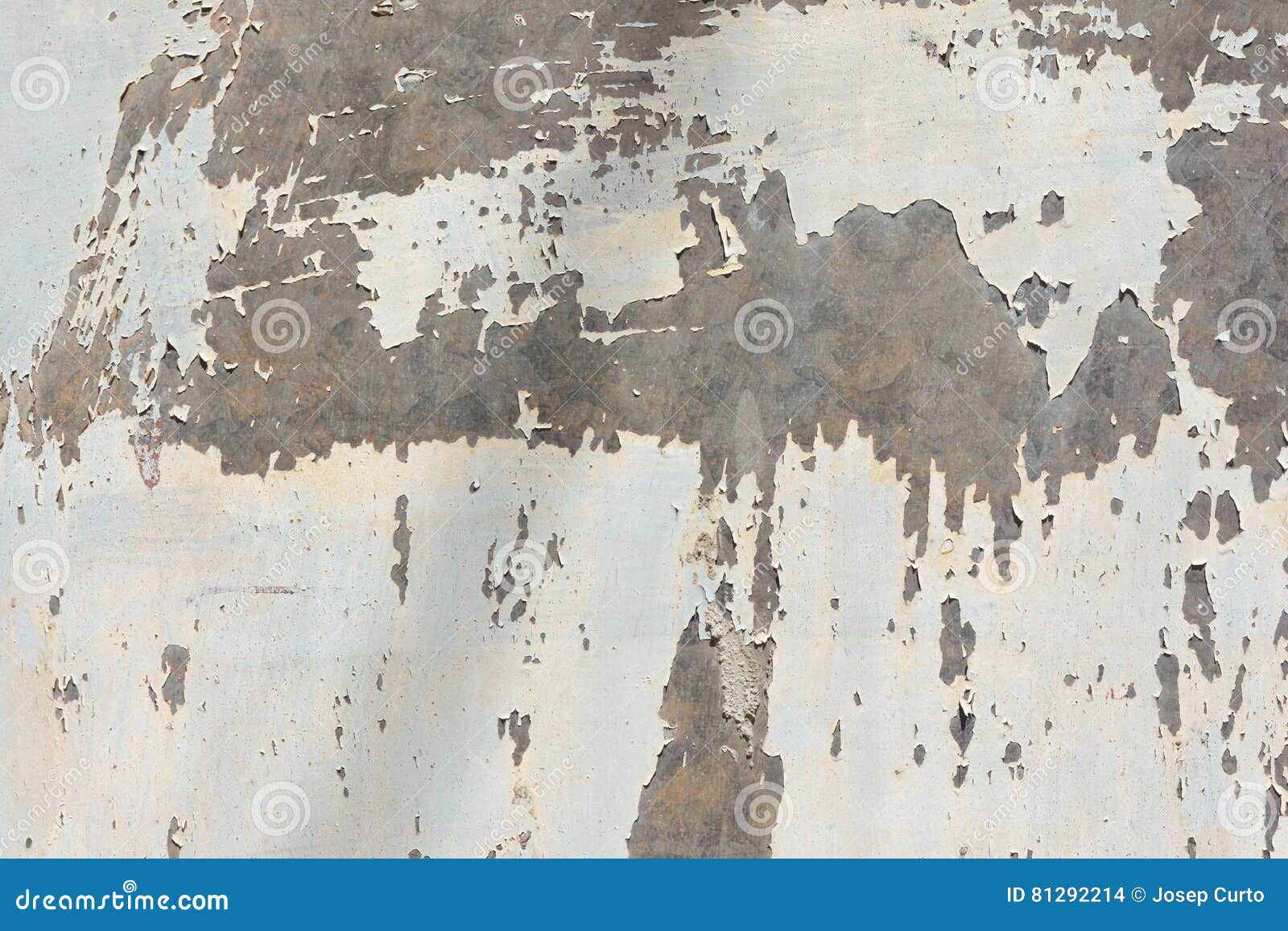 Galvanized Metal Paint Chipping Stock Photo - Image of metal, color ...