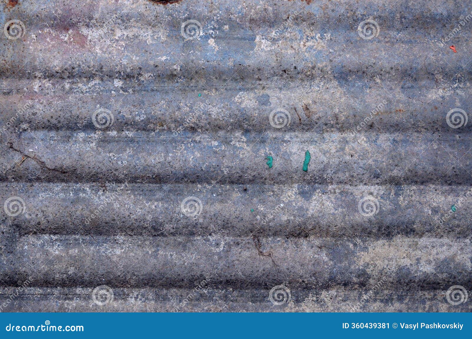 Galvanized Metal Rusts and Deteriorates Stock Image - Image of grunge ...