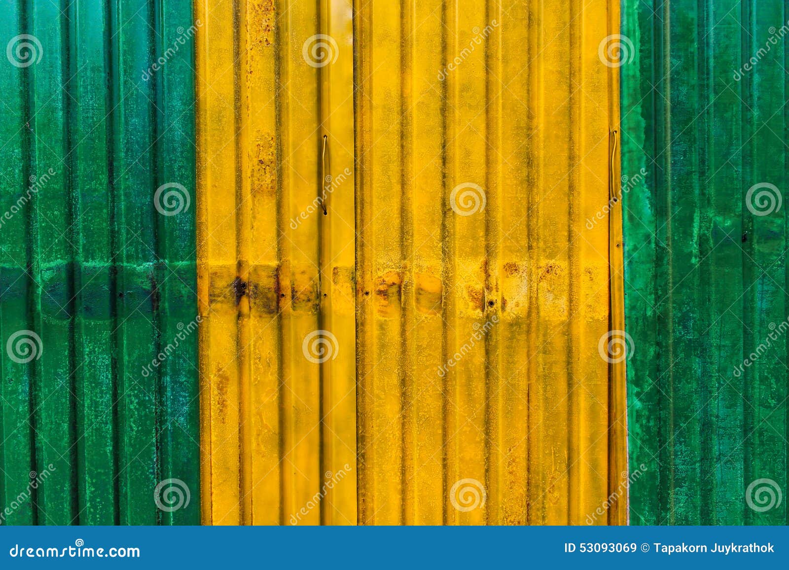 Galvanized Metal Sheet Colorful Detail Stock Image - Image of ...