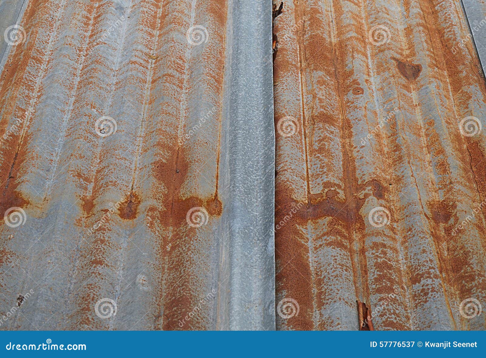 Galvanized rust stock image. Image of lines, roof, pattern - 57776537