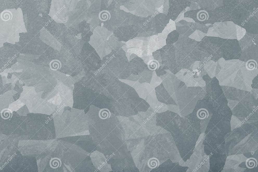 Galvanized Sheet, Crystal Patterns, Zinc Crystals Stock Image - Image ...