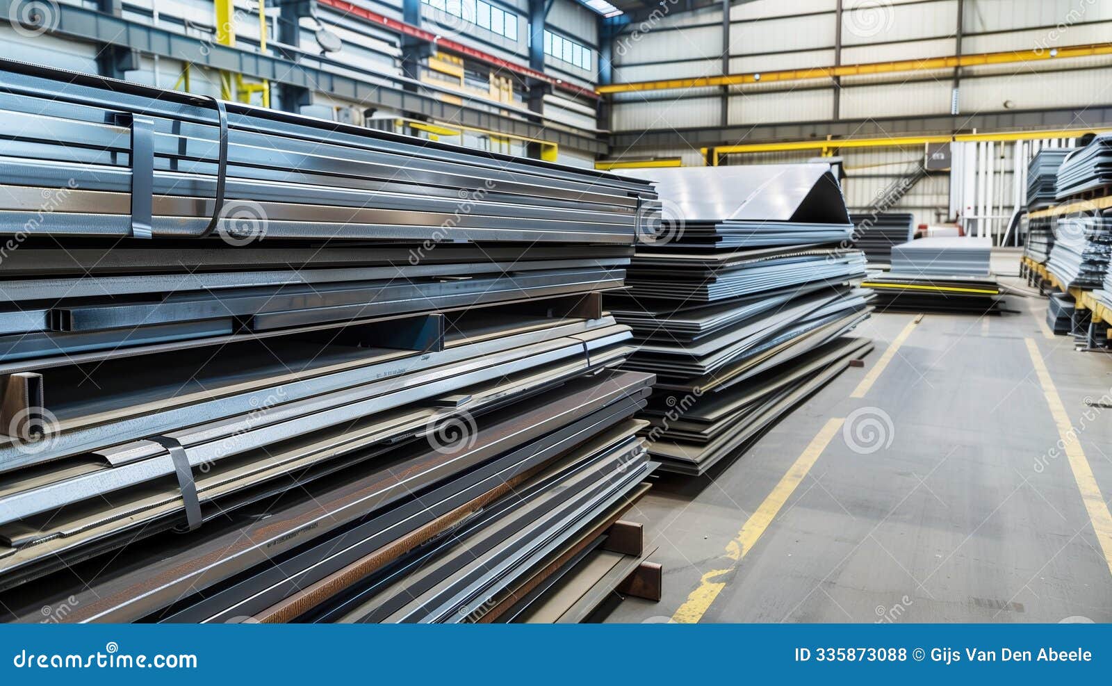 Sheet Steel Roll Wrapped With Packing Tape. Metal Rolling Production ...