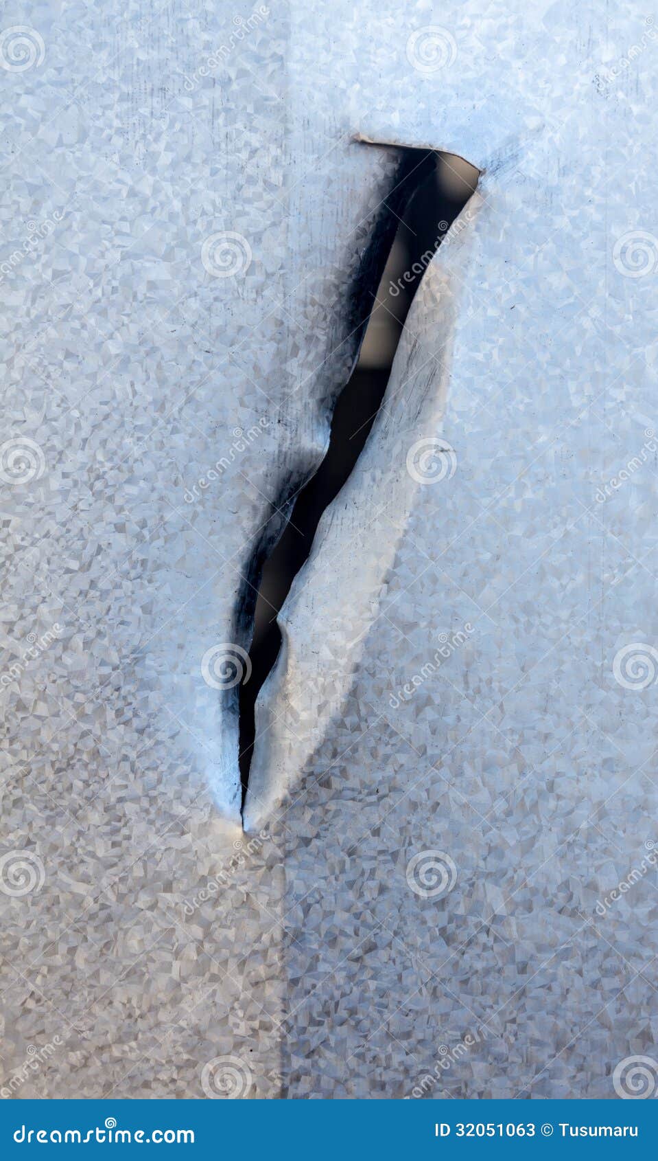 Galvanized steel broken stock image. Image of surface - 32051063