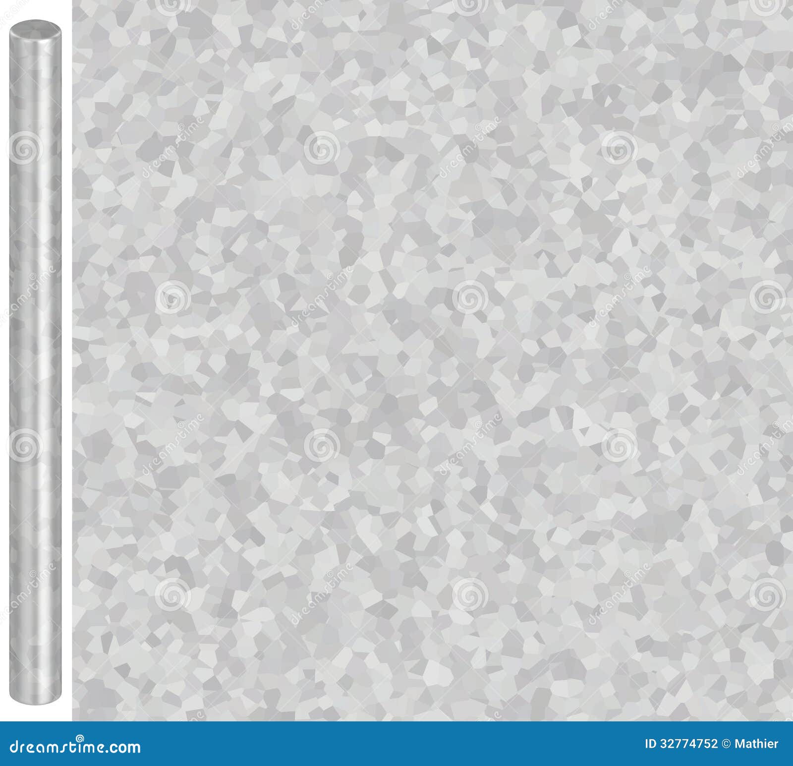 Galvanized Steel Texture (for Metal Tubes) Stock Illustration ...