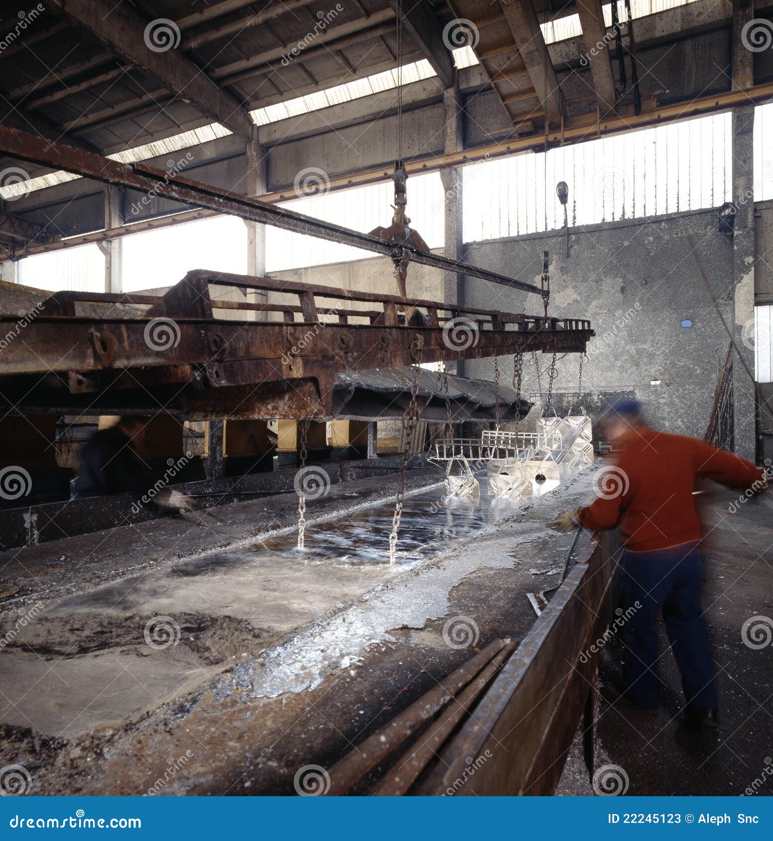 Galvanizing industry stock image. Image of work, electroplating - 22245123