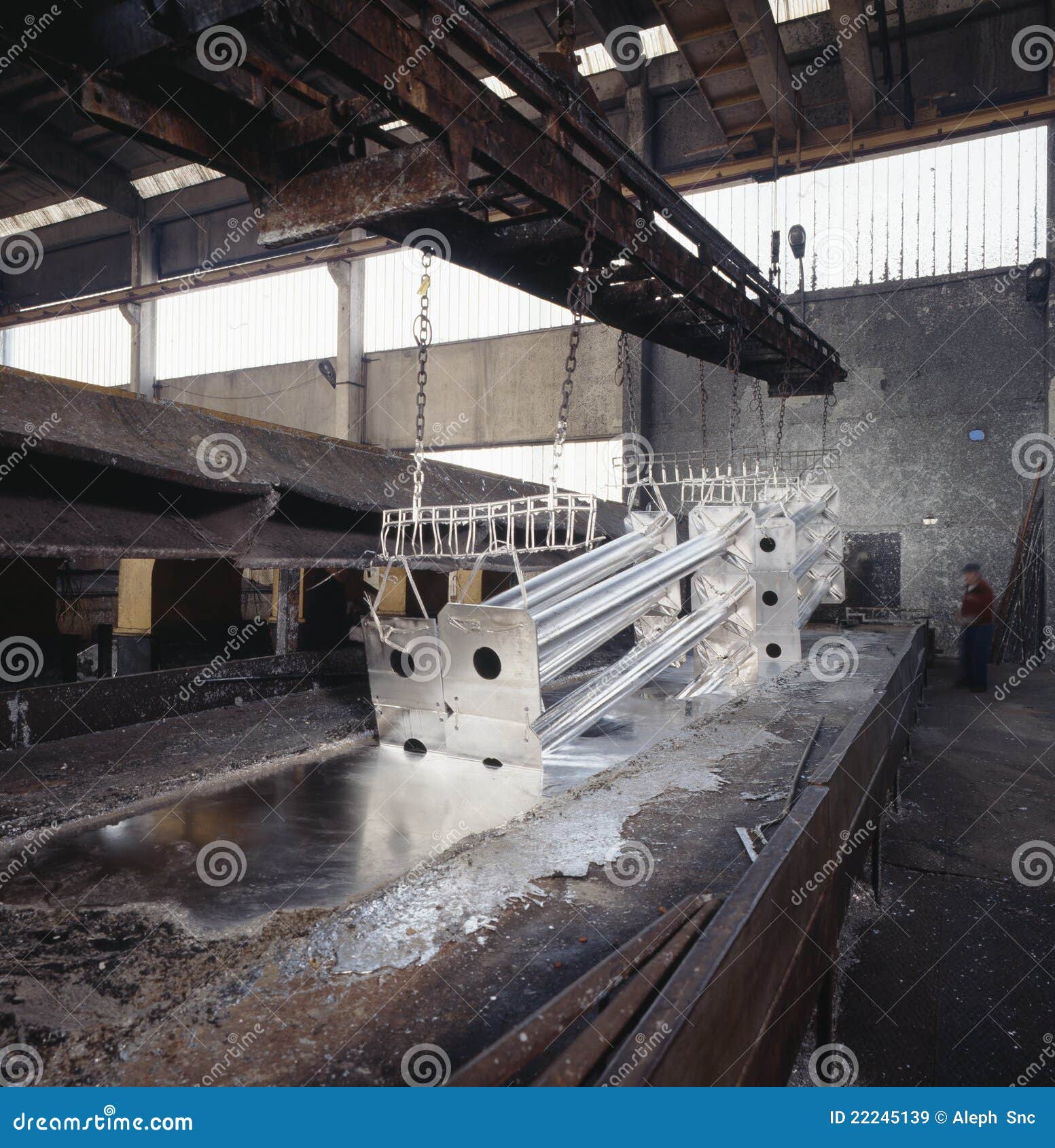 Galvanizing industry stock image. Image of industrial - 22245139
