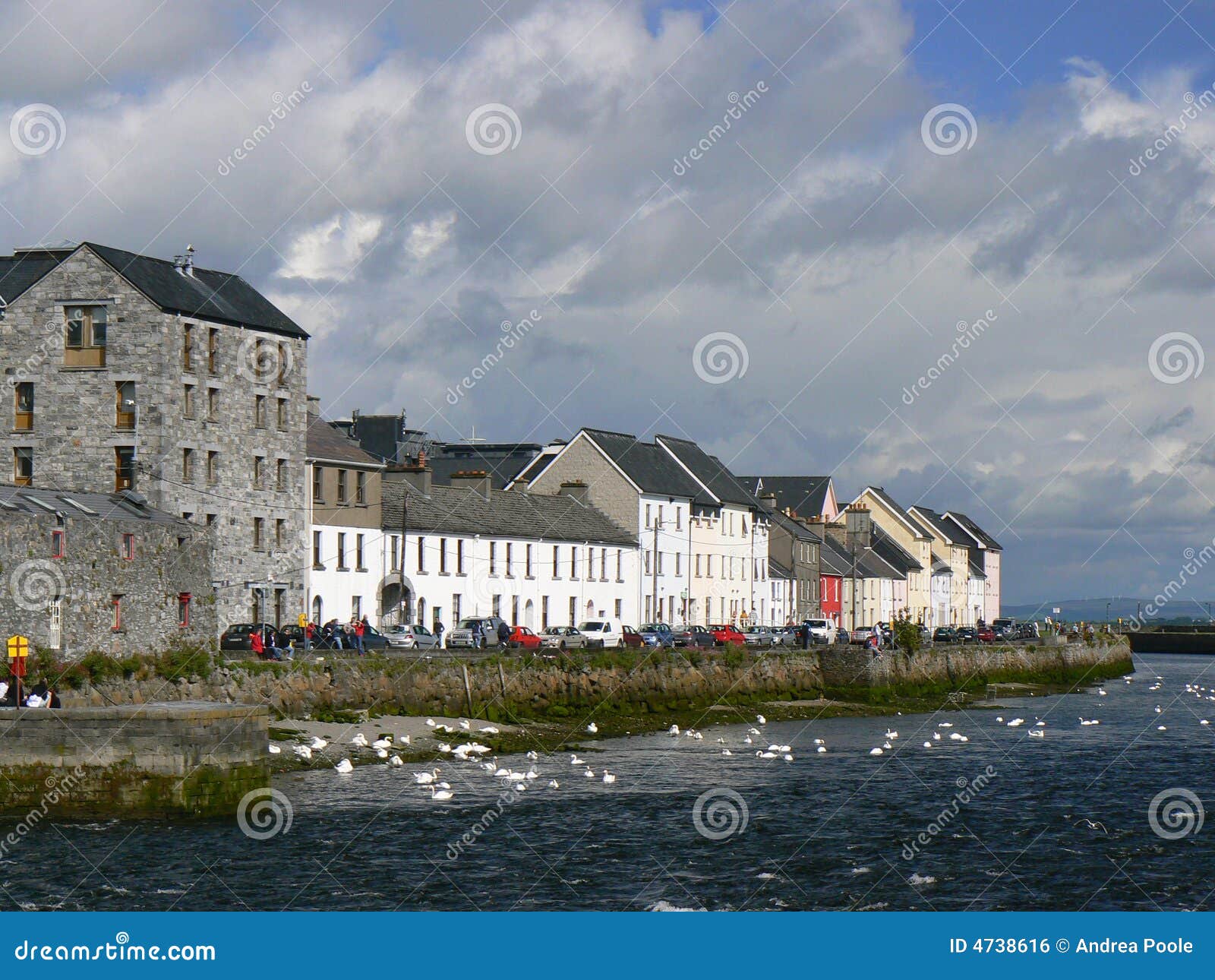 Galway Bay stock photo. Image of ireland, terrace, fishing - 4738616
