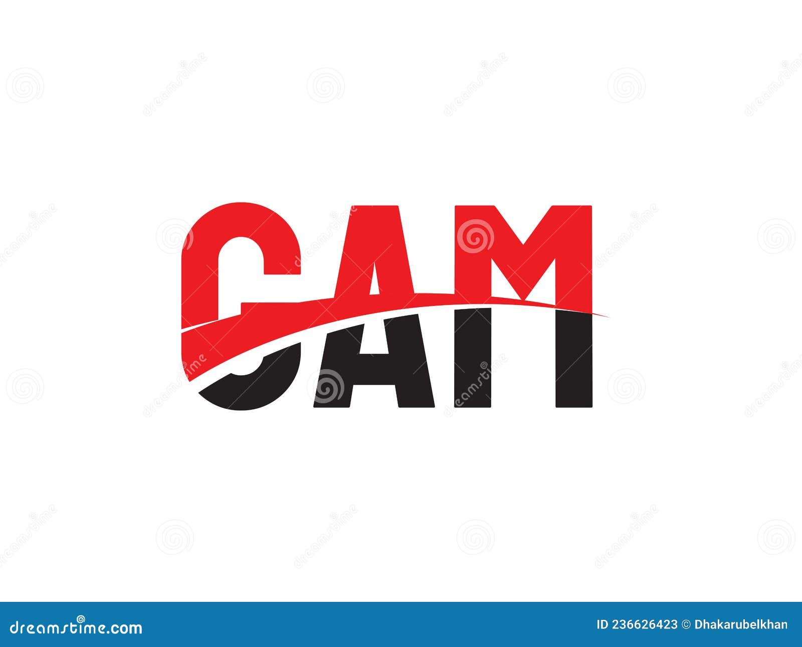 GAM Letter Initial Logo Design Vector Illustration Stock Vector ...