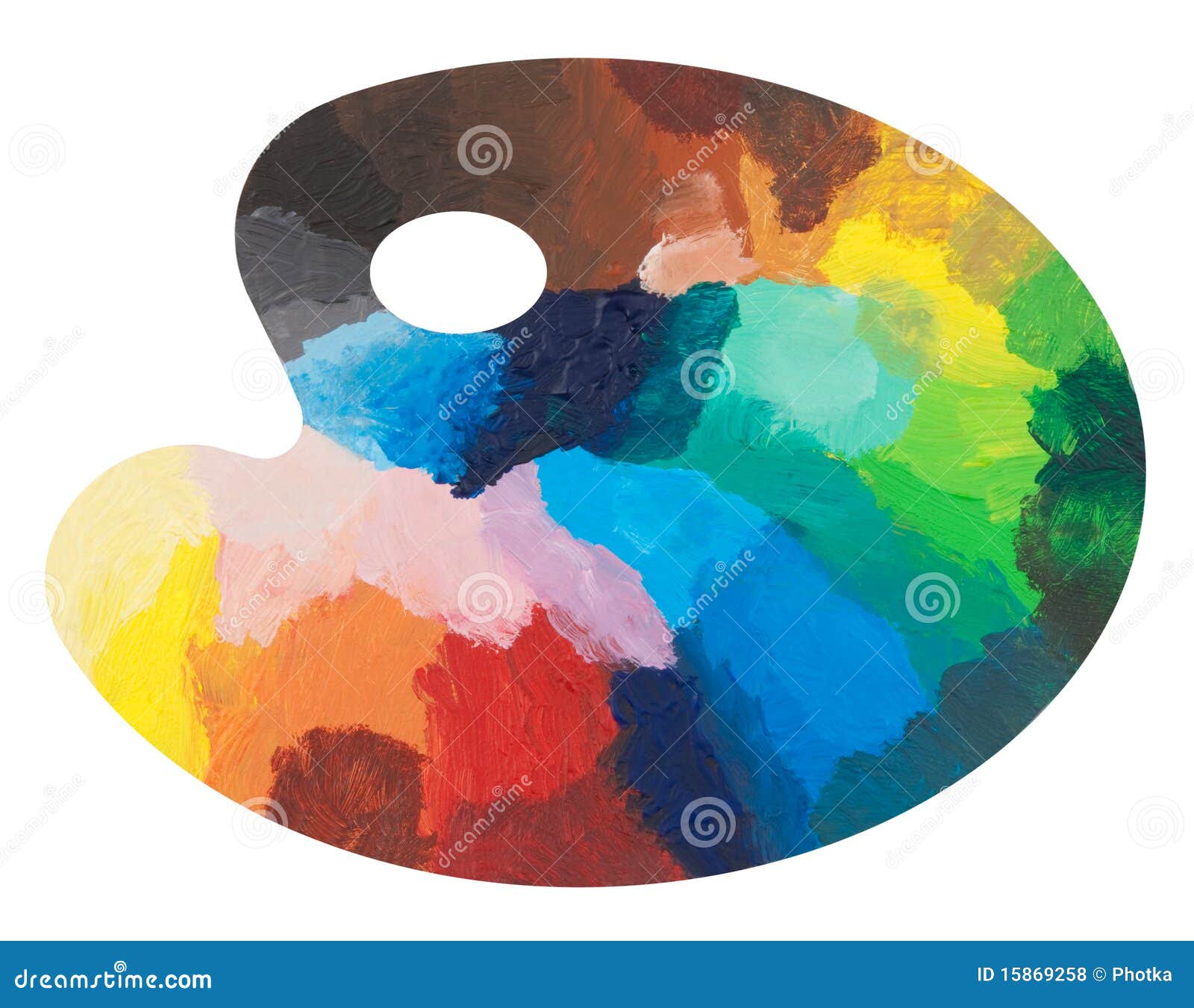 Gama de colores colorida foto de archivo. Imagen de acuarela - 15869258