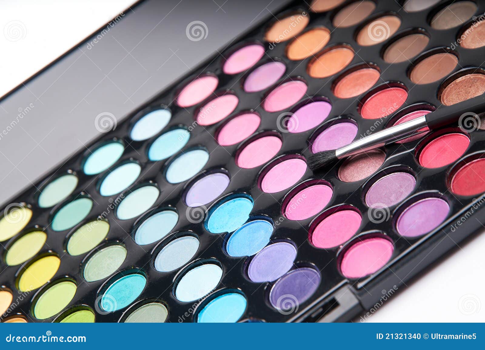 Gama De Colores De La Sombra De Ojo Foto de archivo - Imagen de manera ...
