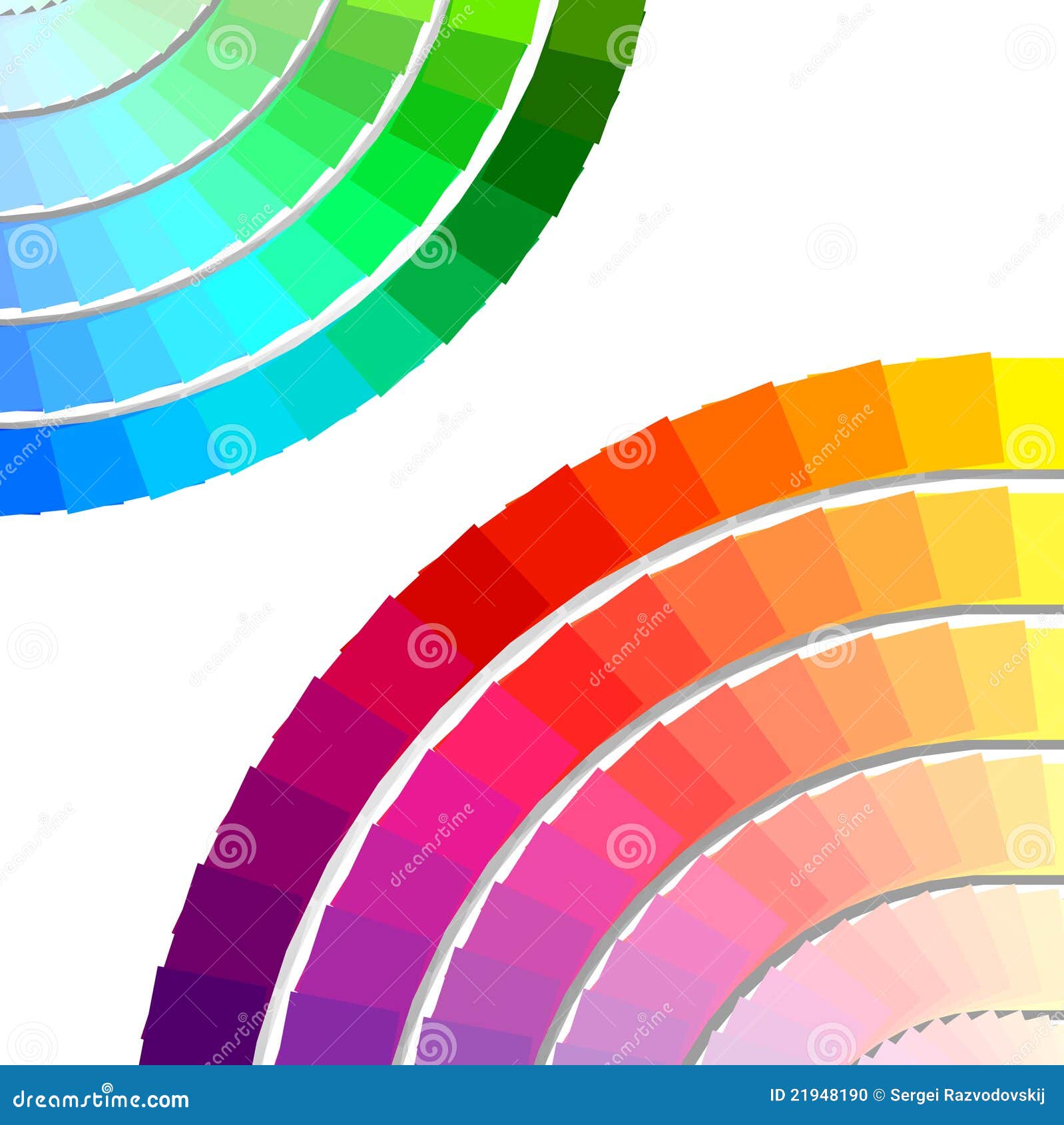 Gama De Colores Del Espectro De Color Ilustración del Vector ...