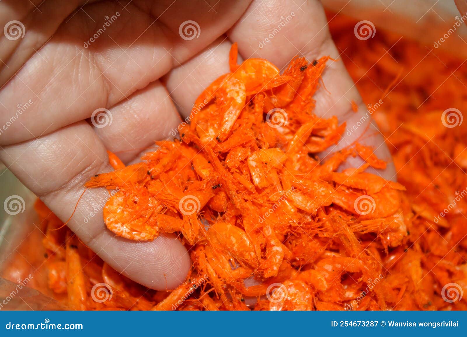 Gambas Secas Usadas Para Hacer Comida Deliciosa. Imagen de archivo ...