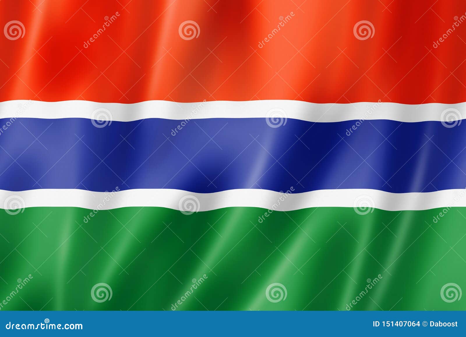 Gambian Flag Stock Illustration Illustration Of Concept 151407064