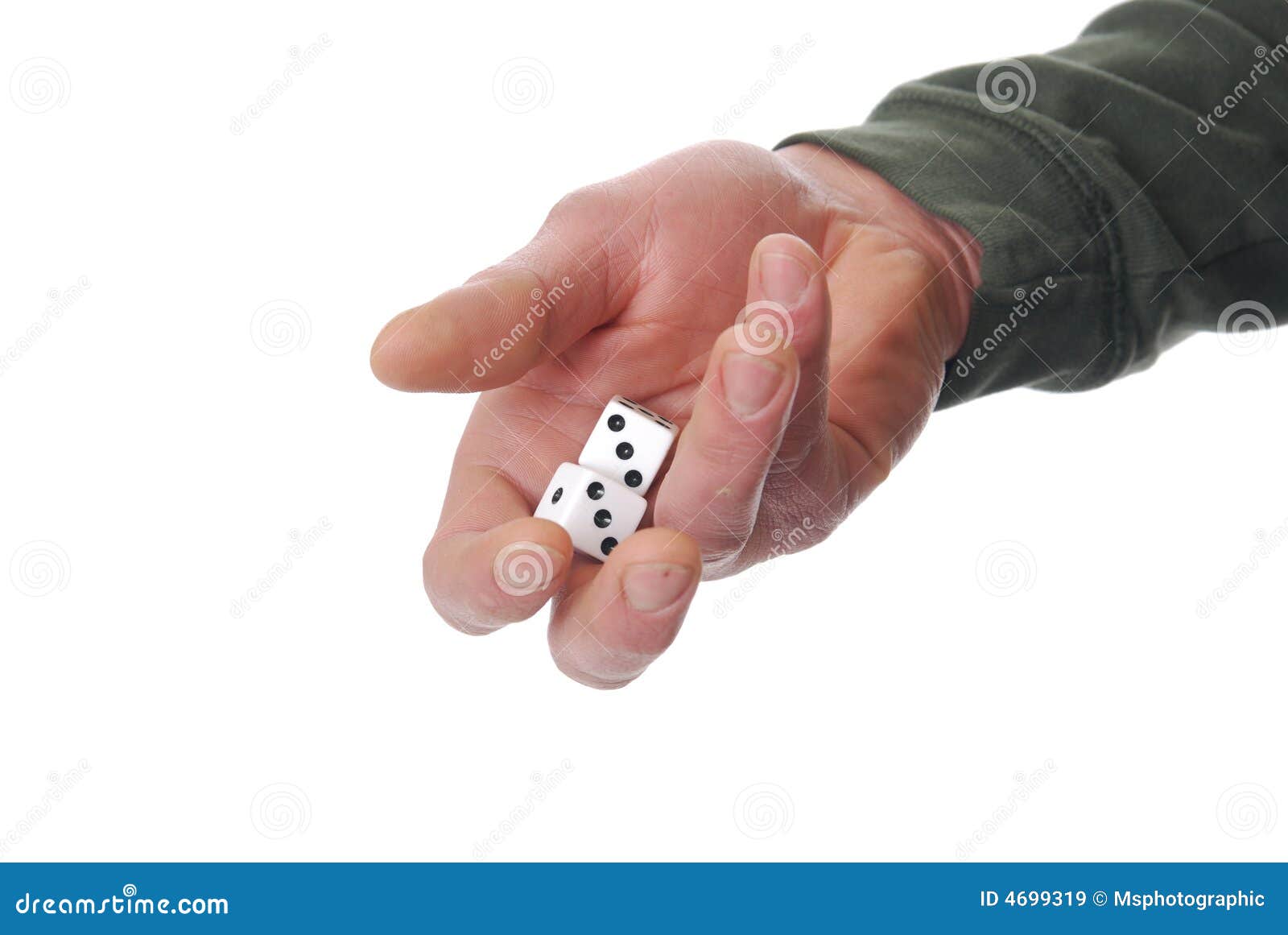 Gamble stock image. Image of wrist, dice, sport, hand - 4699319