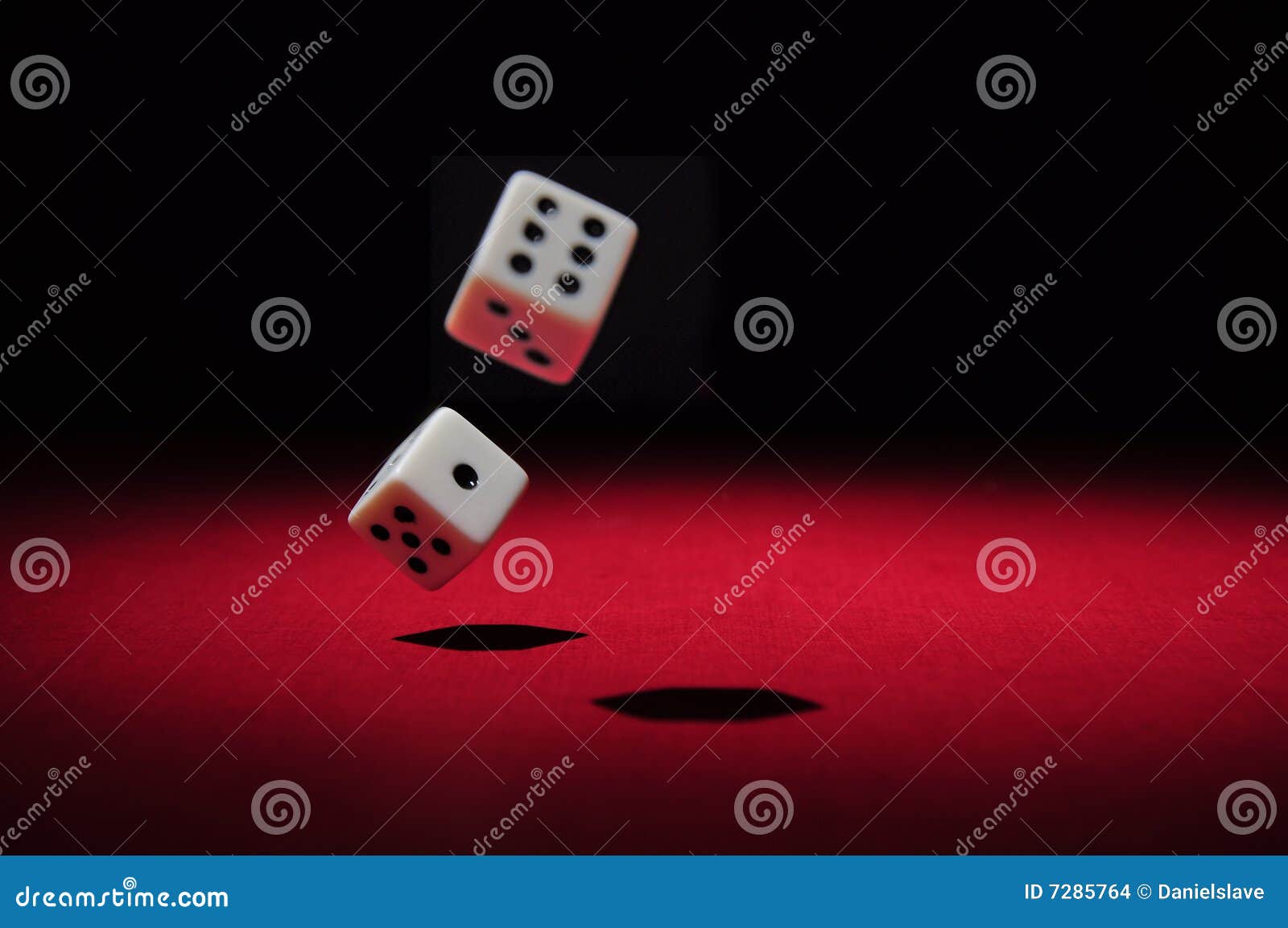 Gamble: dice rolling stock photo. Image of casino, throwing - 7285764