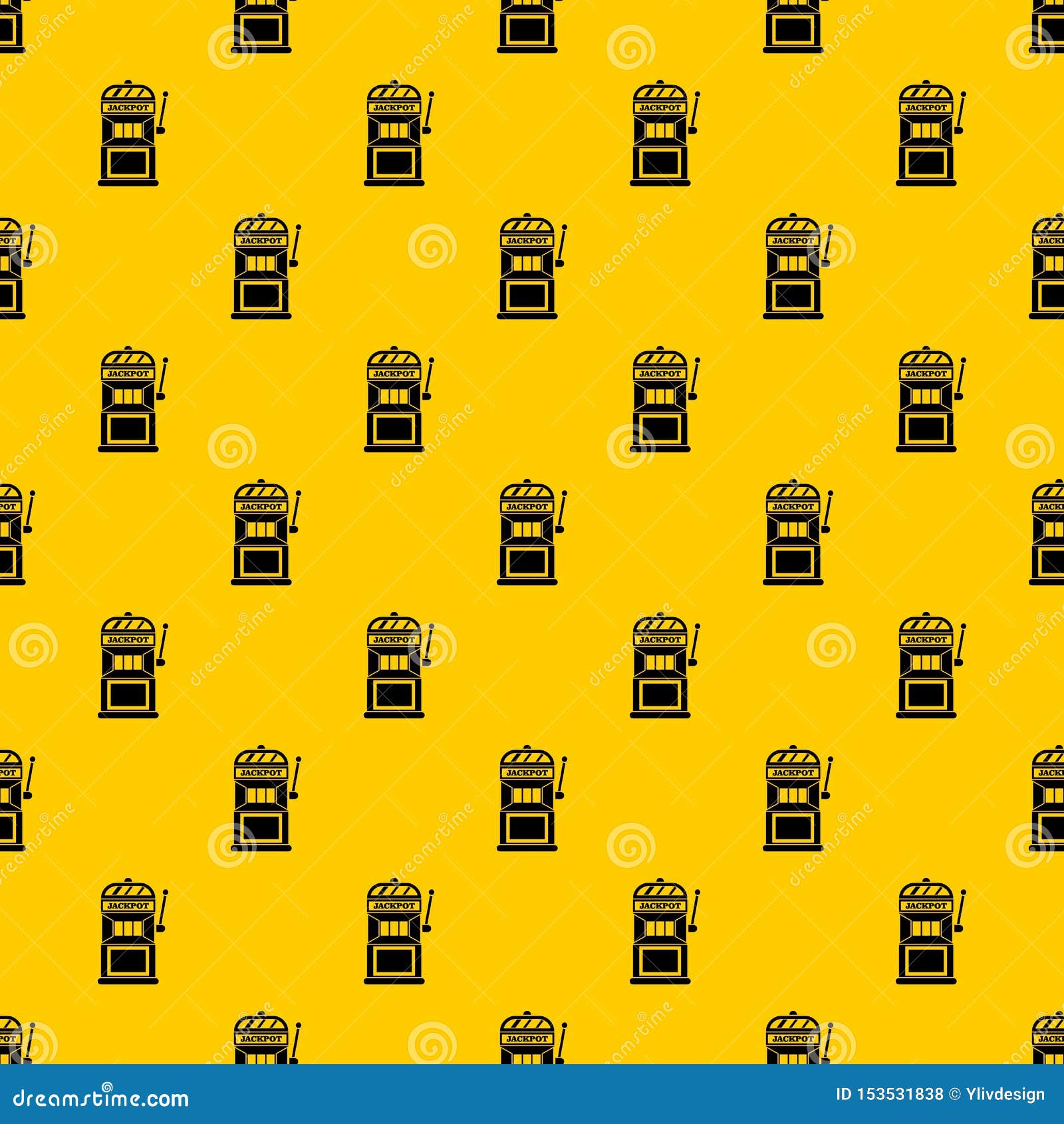 Gamble Machine Pattern Vector Stock Vector - Illustration of dollar ...
