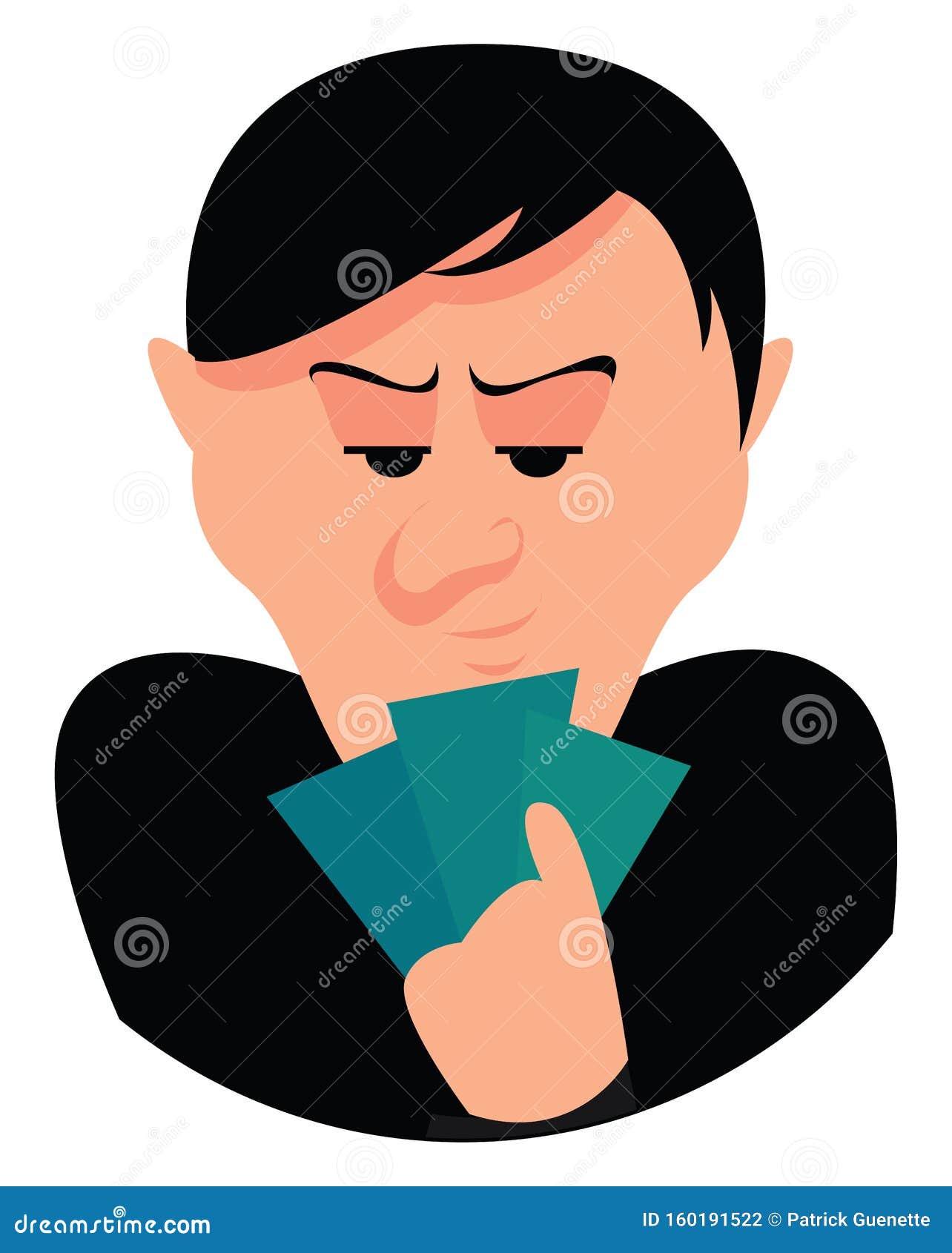 Gambler, Illustration, Vector | CartoonDealer.com #160191522
