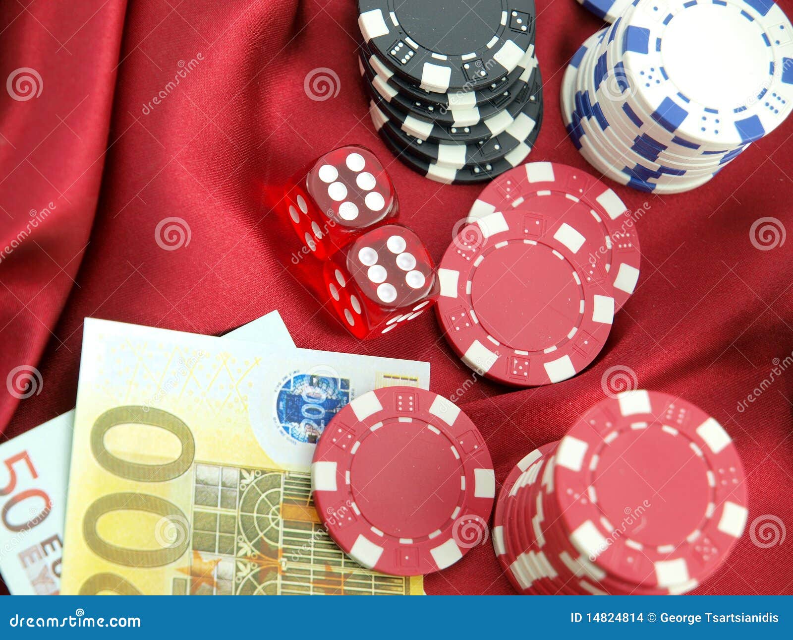 Gambling stock photo. Image of cards, dice, cash, betting - 14824814