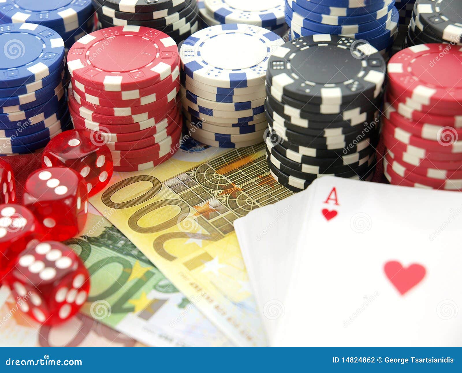 Gambling stock photo. Image of cash, chips, cards, poker - 14824862