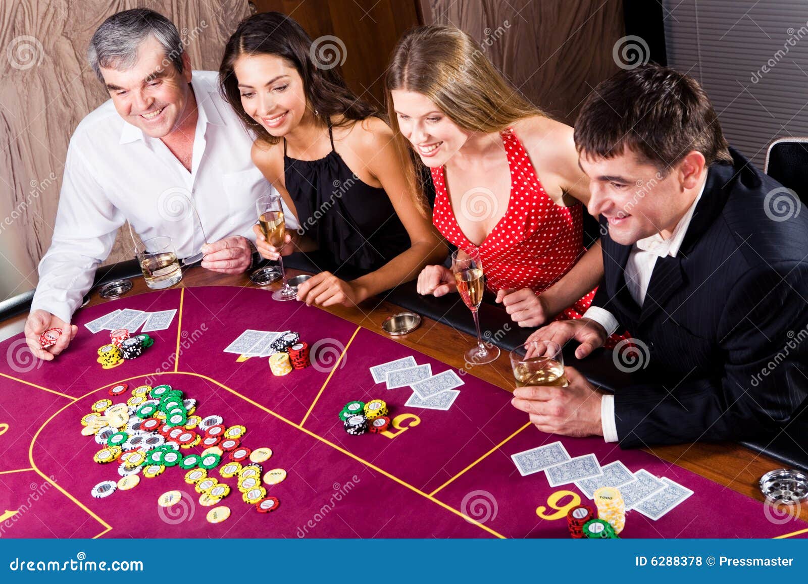 Gambling stock photo. Image of fortune, attractive, people - 6288378