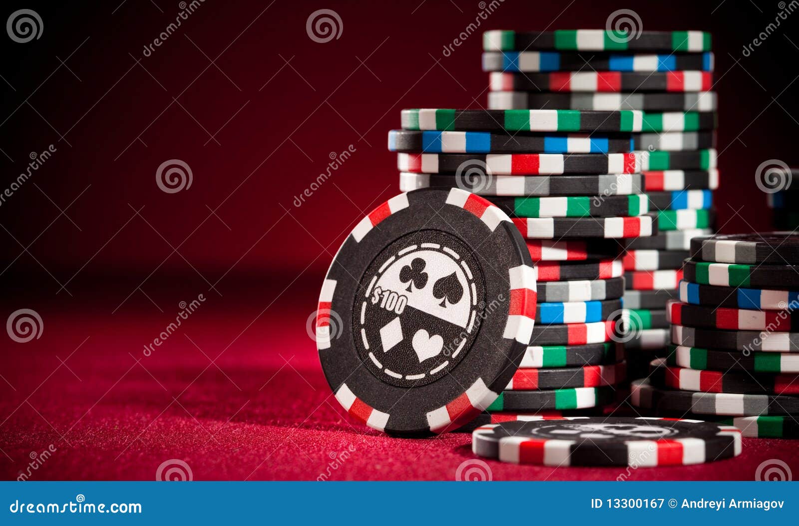 Gambling chips stock image. Image of wager, coins, stacks - 13300167