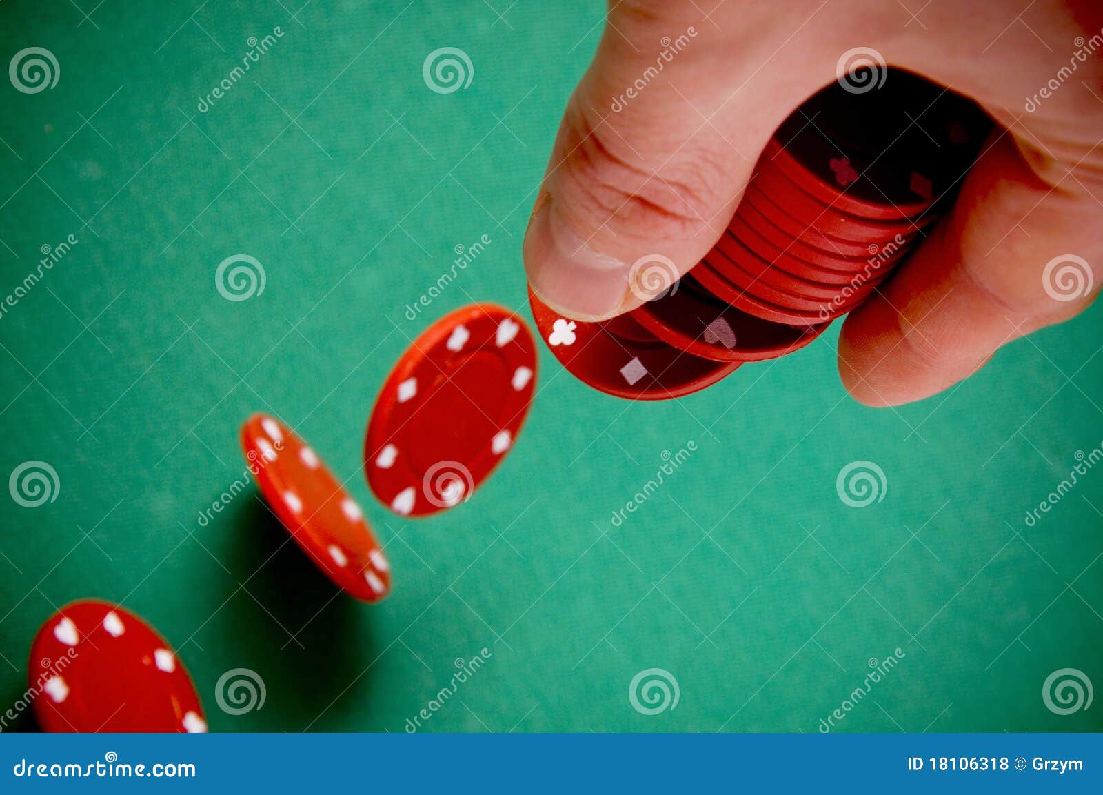 Gambling chips falling stock photo. Image of luck, gamble - 18106318