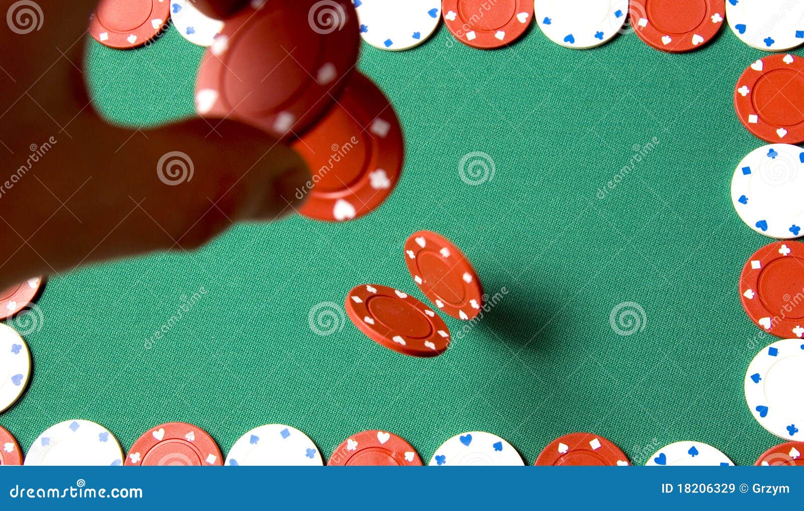 Gambling chips falling stock image. Image of luck, hazard - 18206329
