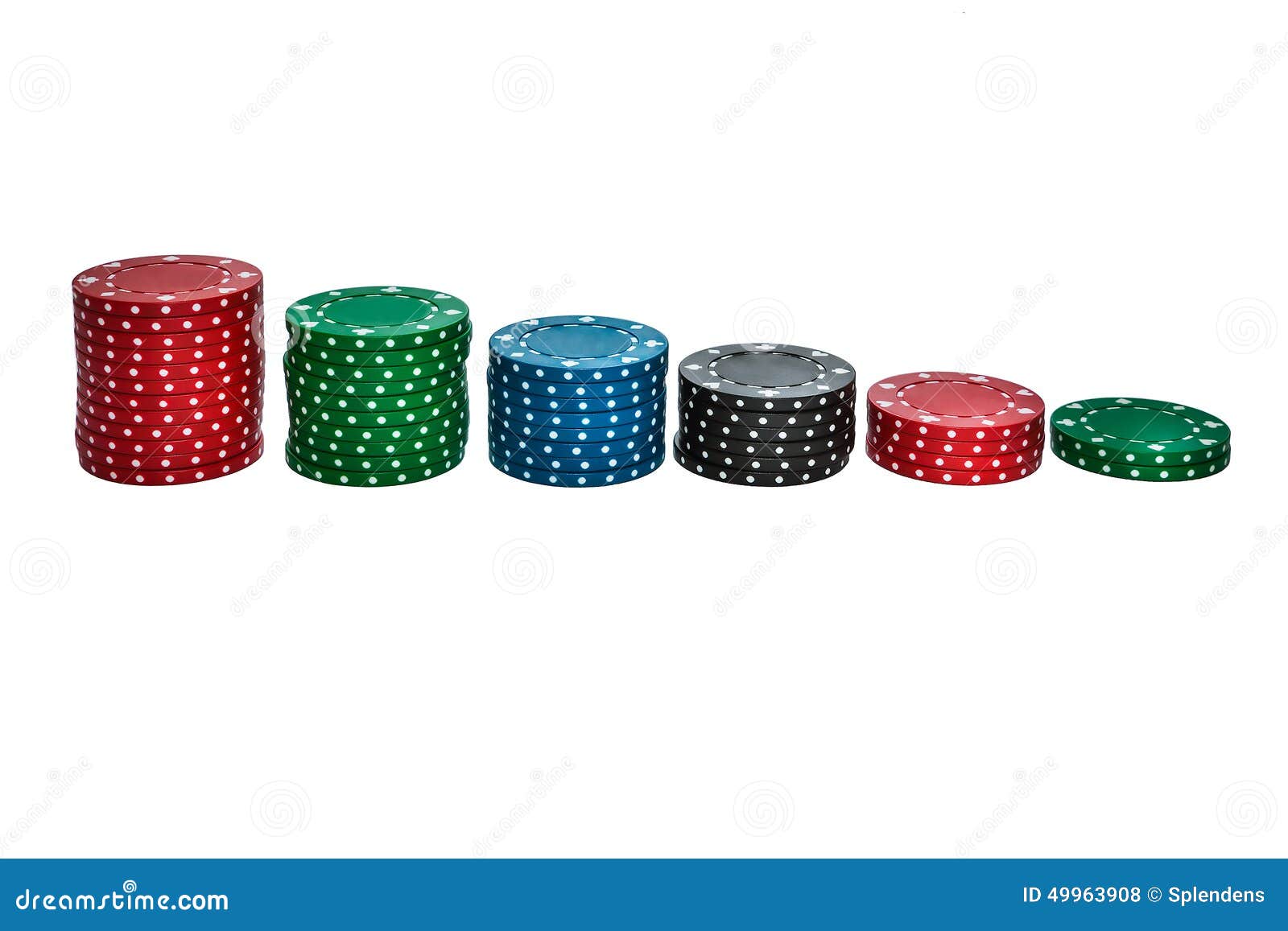 Gambling chips stock photo. Image of diagram, casino - 49963908
