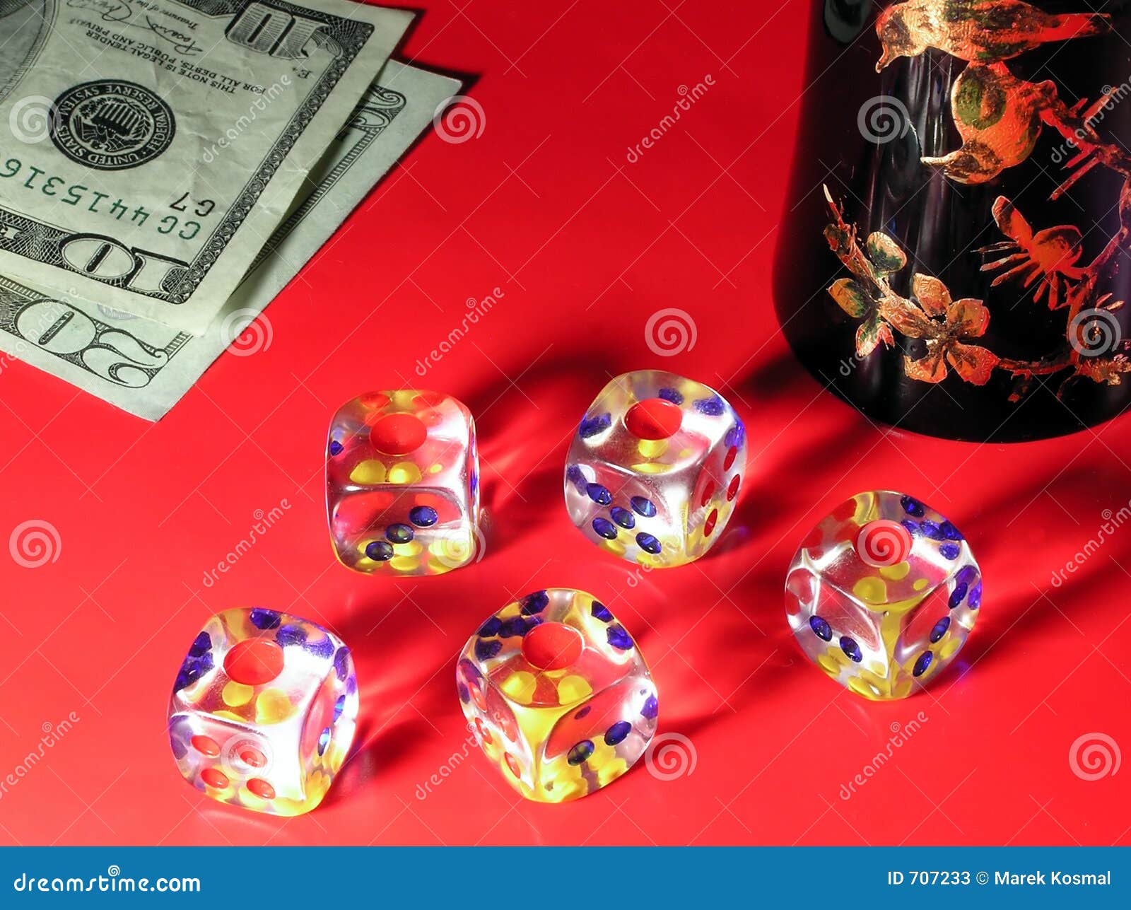 Gambling and dollars stock image. Image of gamble, money - 707233