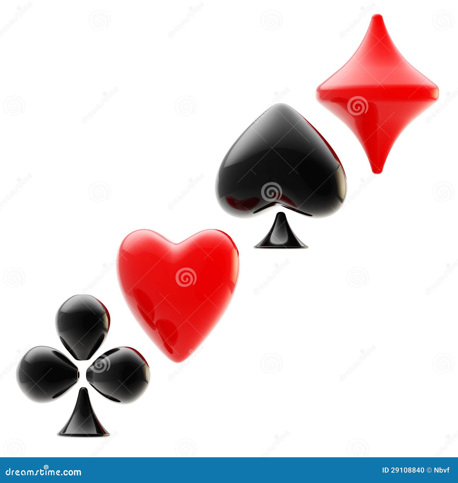 Gambling Emblem Made of Playing Card Suits Stock Illustration ...